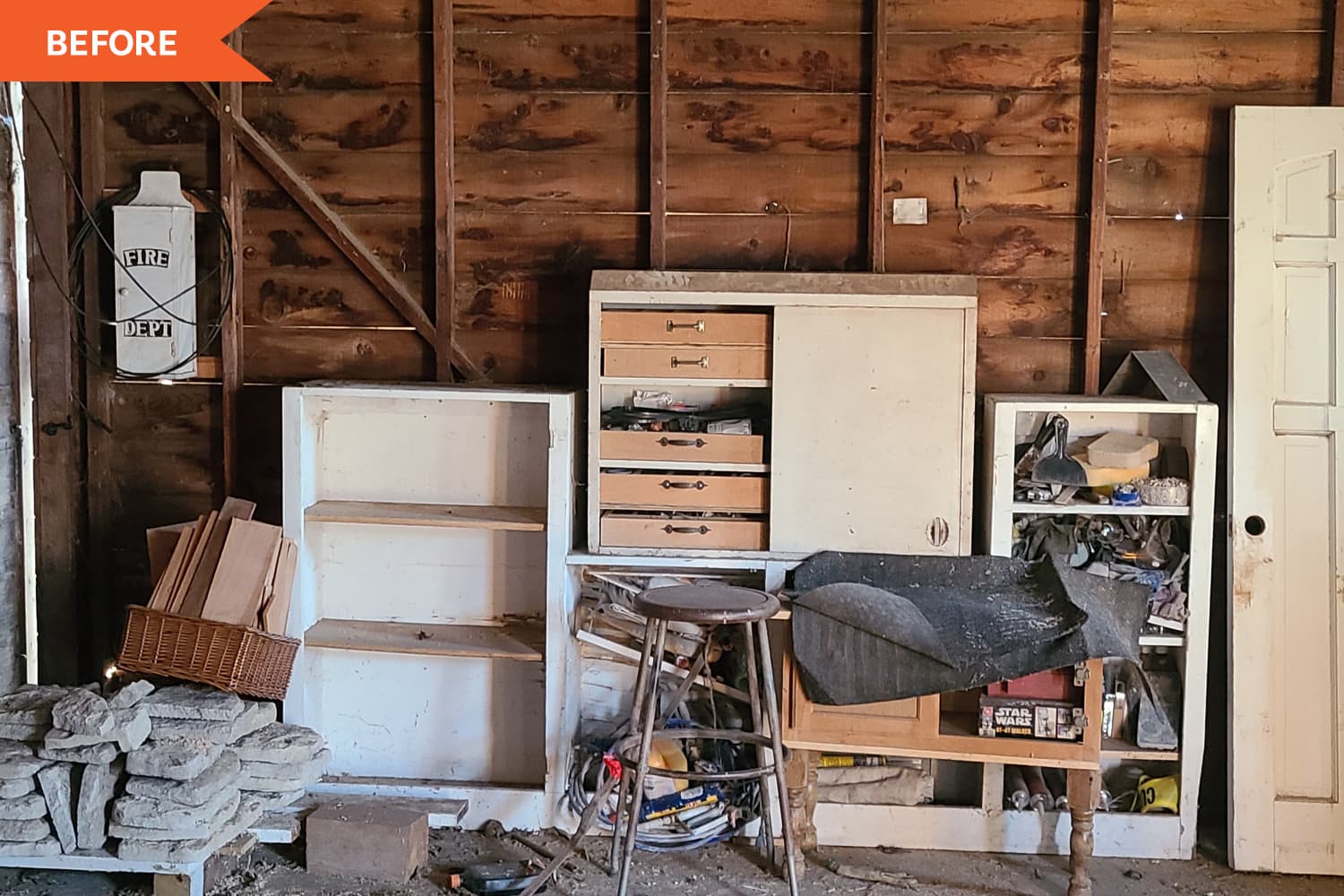 Cottagecore Garden Shed Redo - Before and After Photos | Apartment Therapy