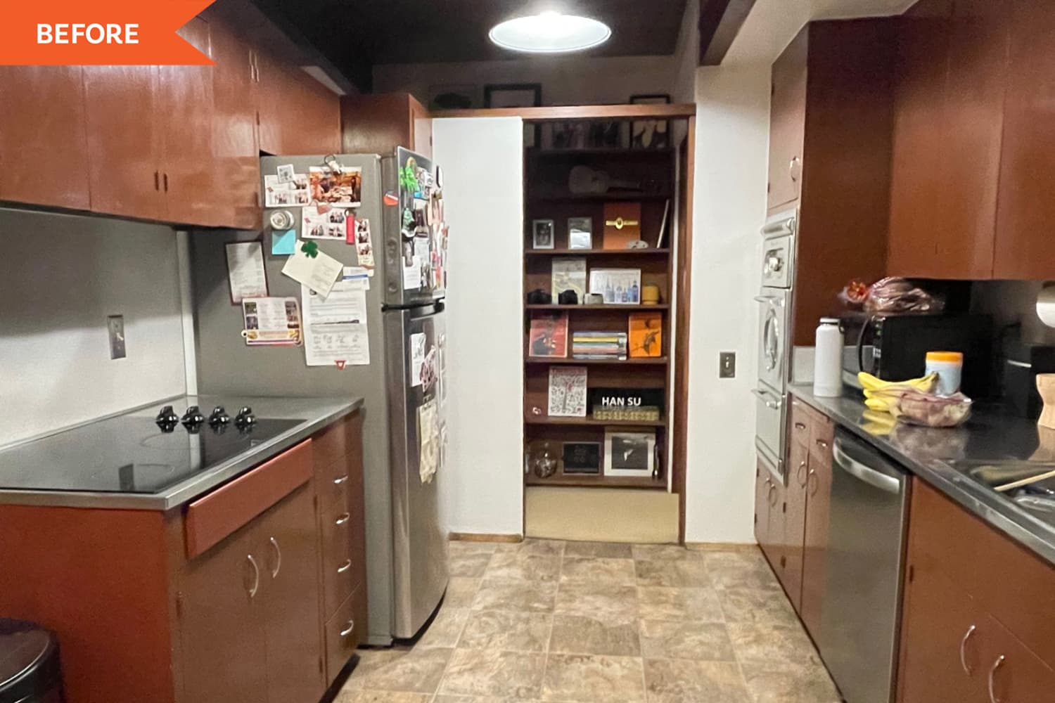 Peel-and-Stick Kitchen Transformation for $500 | Apartment Therapy