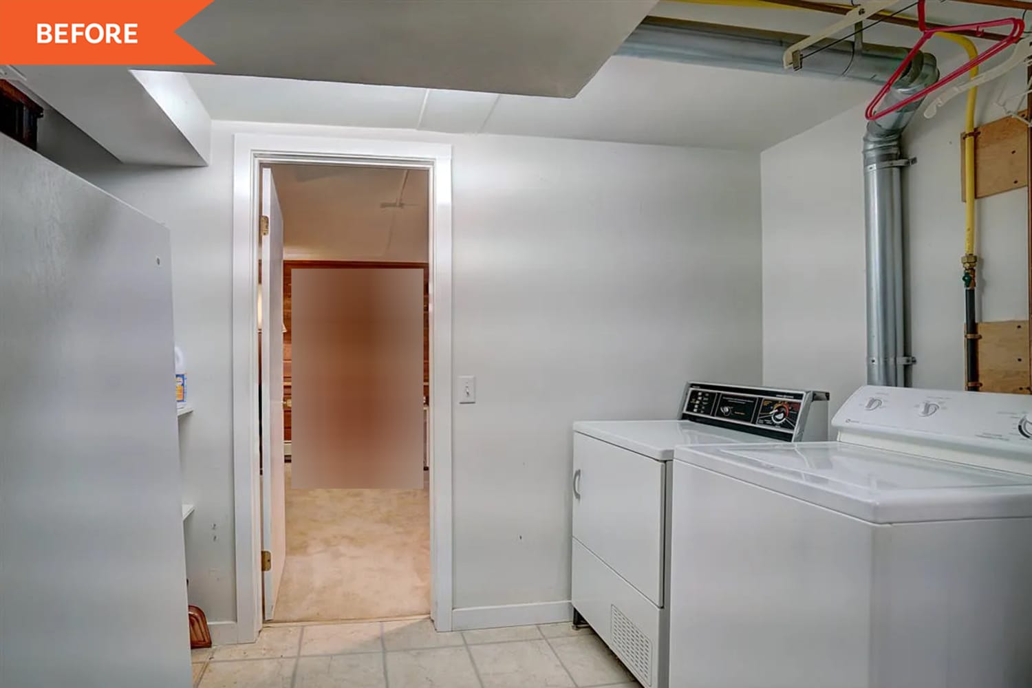 3 DIY Projects Transform a Laundry Room - Before and After Laundry Room ...