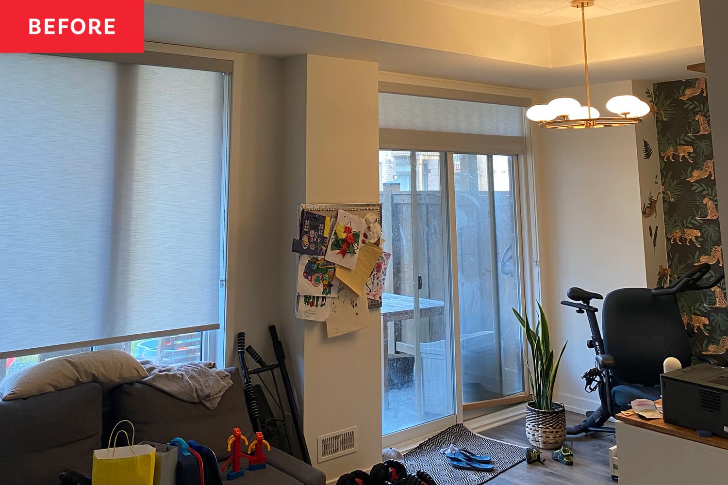 Popcorn Ceiling Cover-Up - Before and After Photos | Apartment Therapy