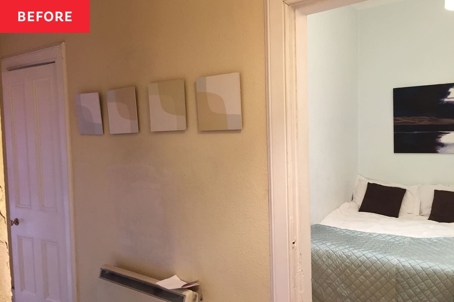 A Tiny 80-Sq-Foot Bedroom Uses 3 Tricks to Maximize Space | Apartment ...