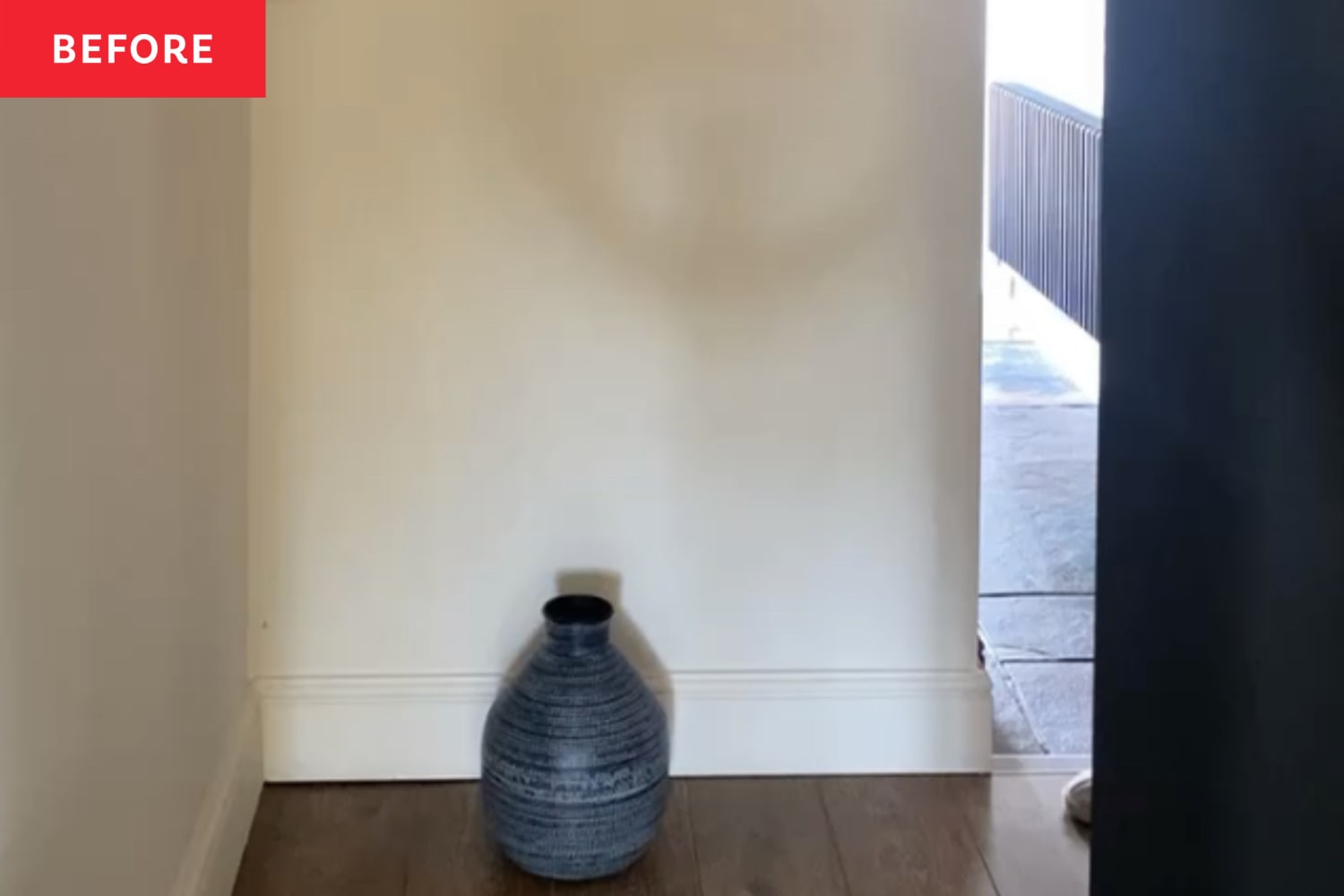 A Blank, Boring Hallway’s Colorful Glow-Up Only Cost $100 | Apartment ...