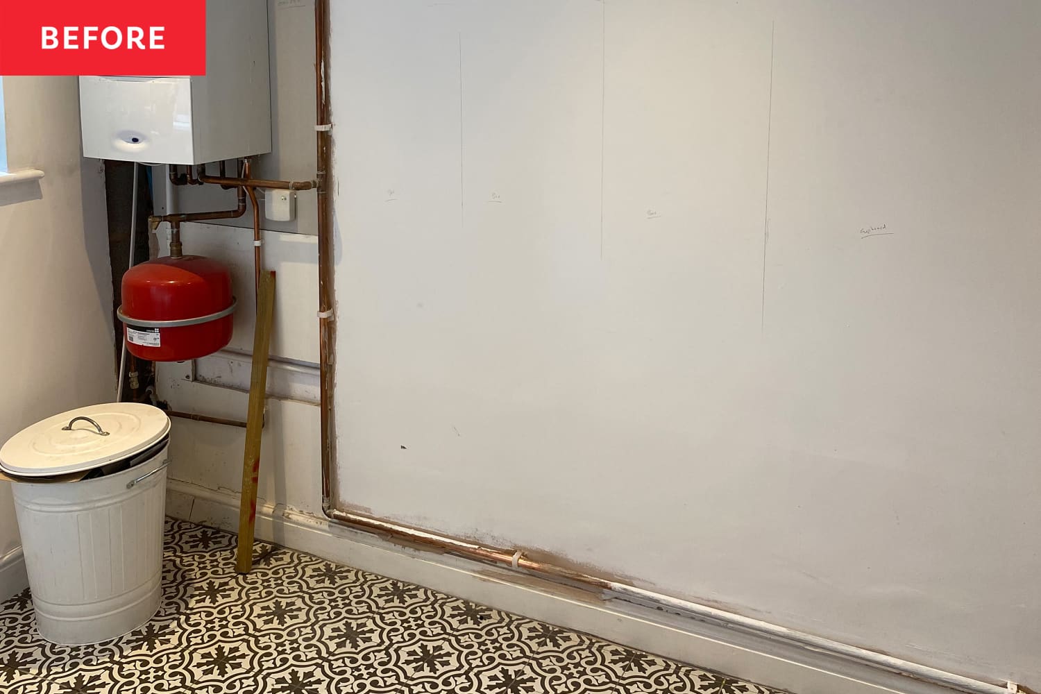 A “Bootility Space” Makeover Hides a Boiler & Adds a Bench | Apartment ...