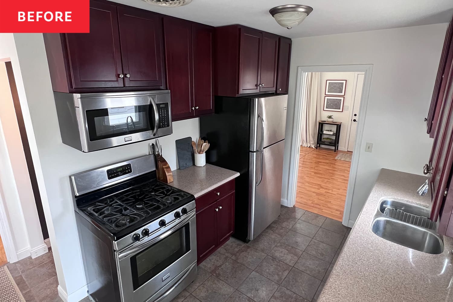 A 300-Square Feet Kitchen Makeover Now Looks Twice as Big | The Kitchn