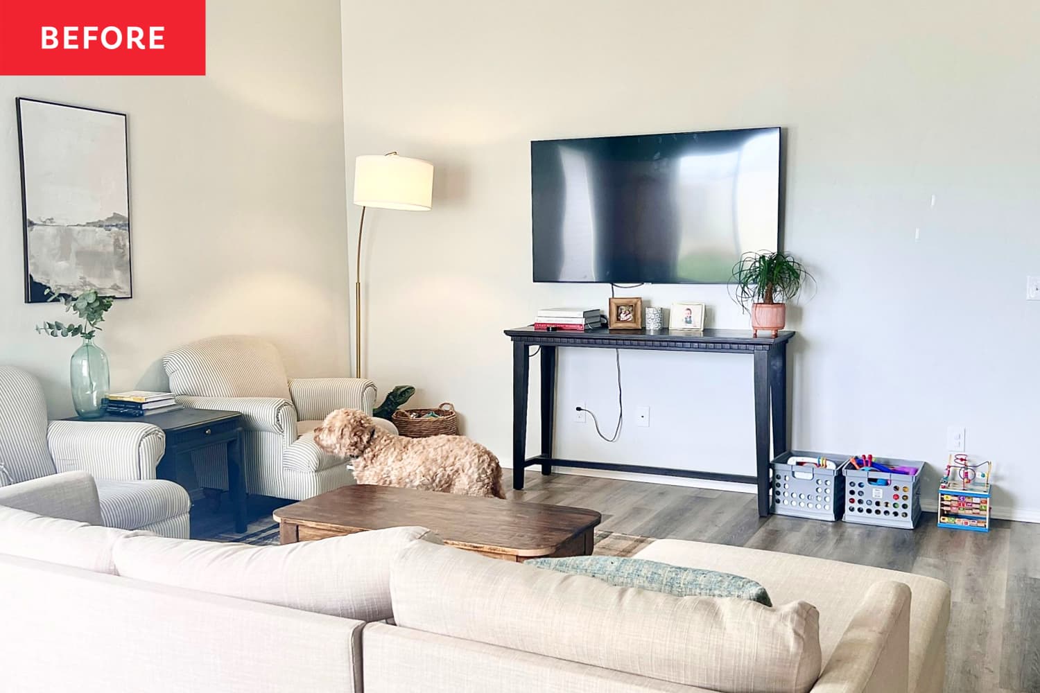 This $1,500 Residing Room Makeover Contains the Coziest DIY Fire ...