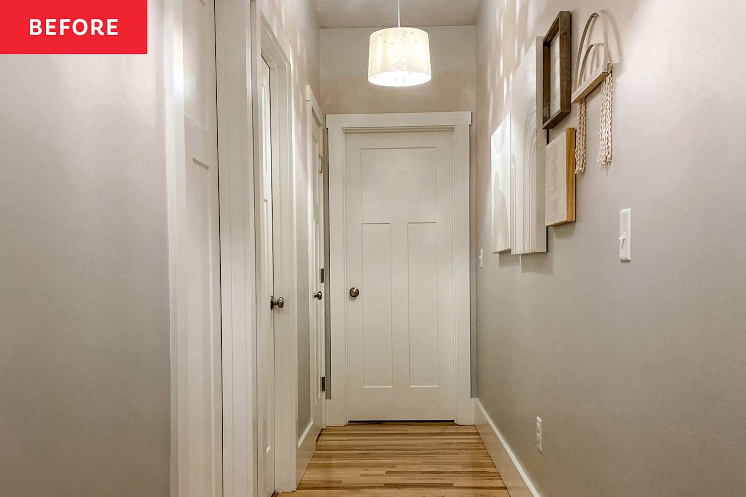 A Boring Hallway Gets a $650 Molding Makeover | Apartment Therapy
