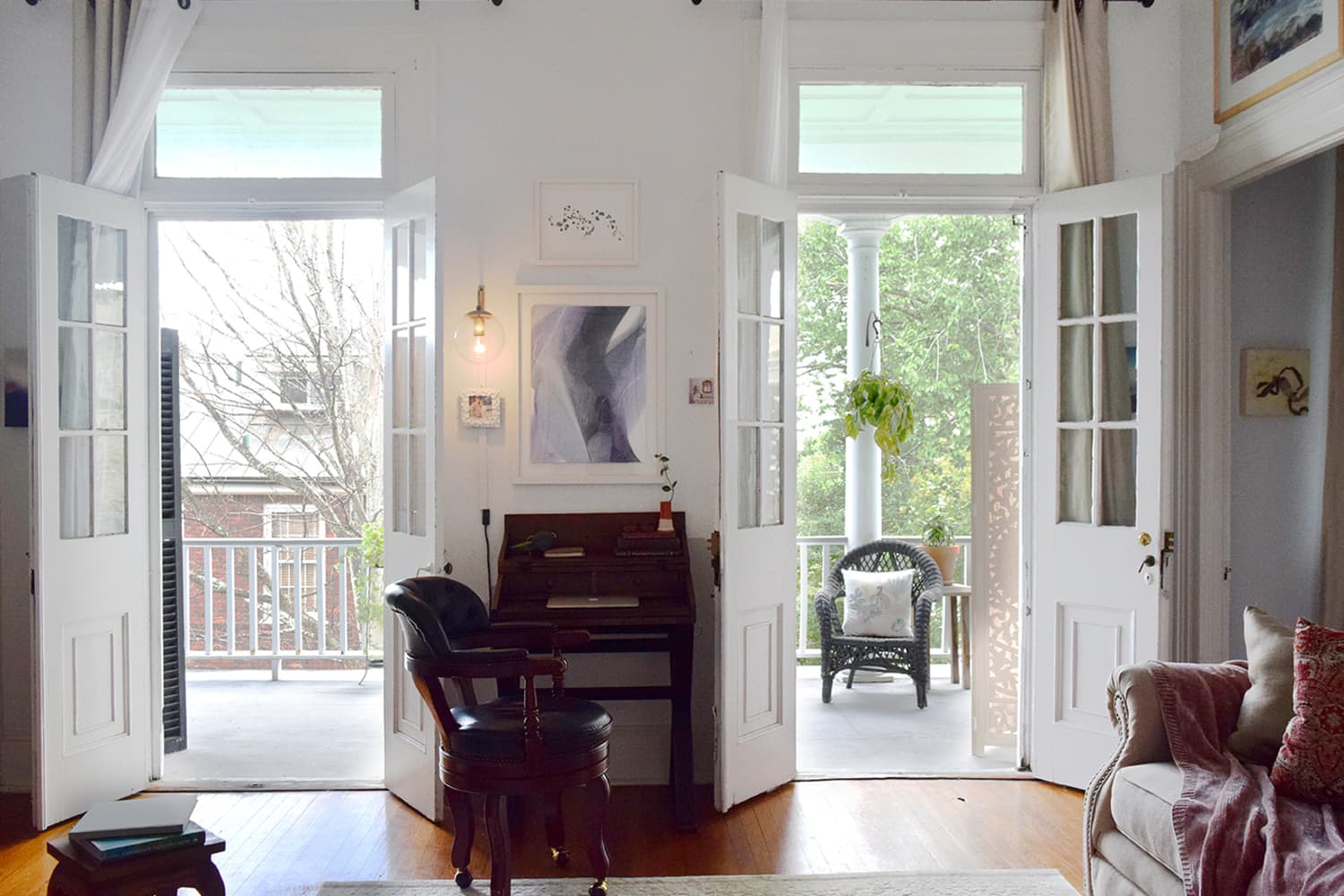 Small Apartment With Tall Windows | Apartment Therapy