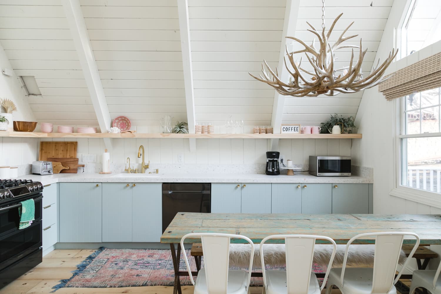 All-White A-Frame Cabin Tour Photos | Apartment Therapy