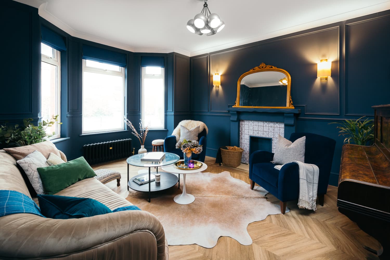 Beautiful Blue UK Home Tour Photos | Apartment Therapy