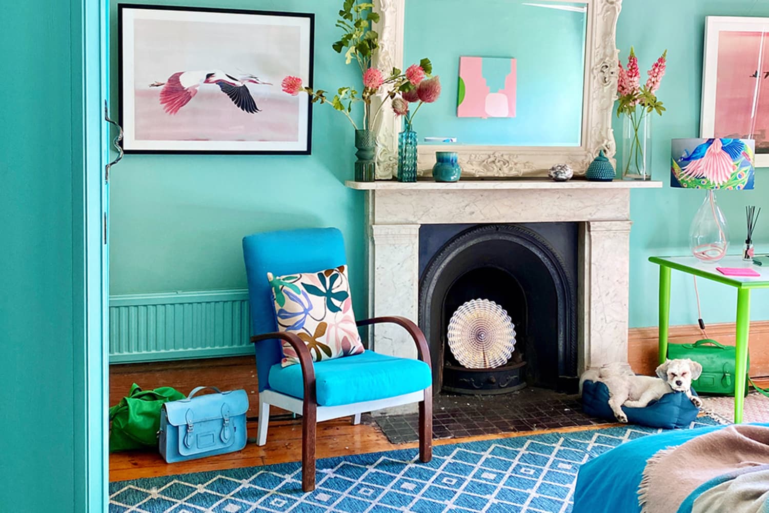 Anna Jacobs Colorful Rental UK Apartment Photos | Apartment Therapy