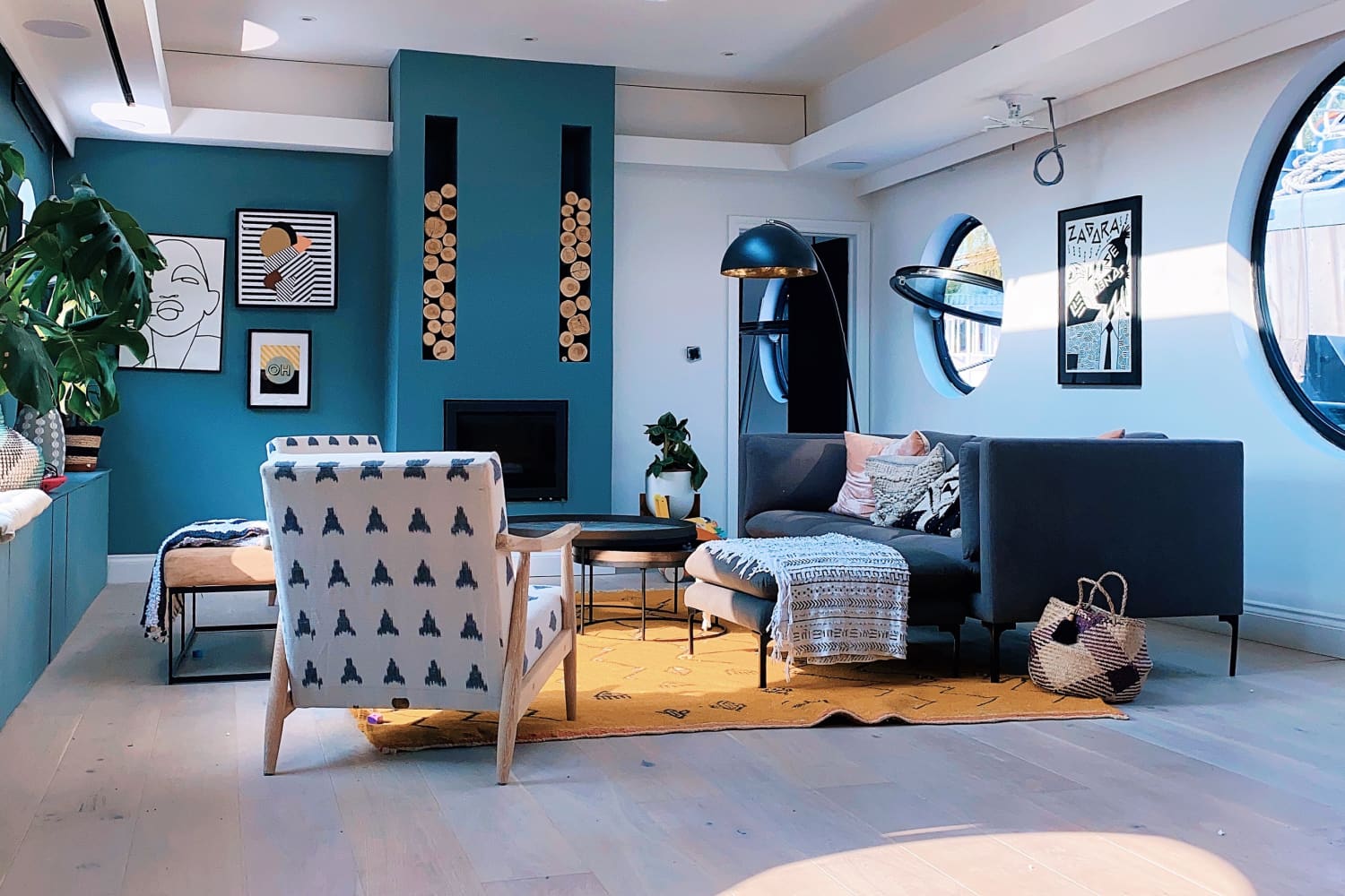 Converted Dutch Barge Houseboat Tour Photos | Apartment Therapy