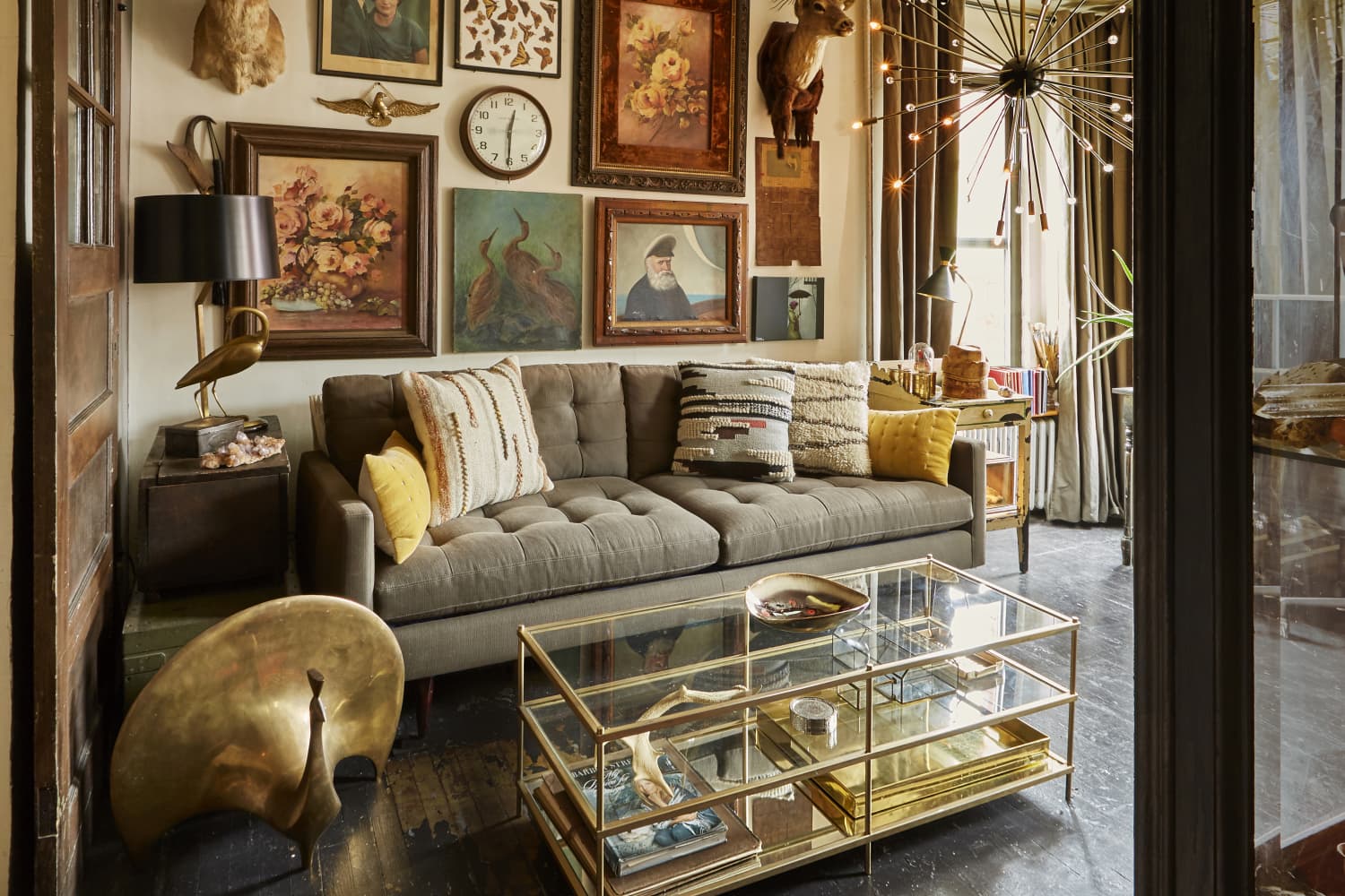 650-Square-Foot Maximalist Brooklyn Apartment Tour Photos | Apartment ...