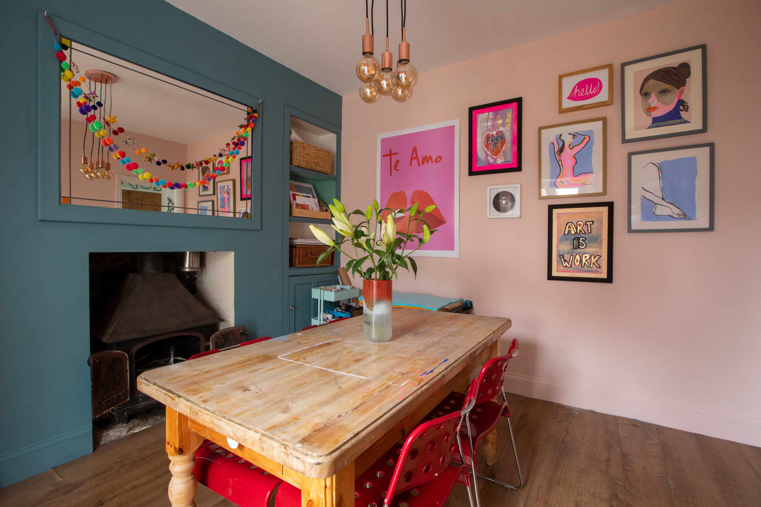 Artist's Colorful UK Victorian House Tour Photos | Apartment Therapy