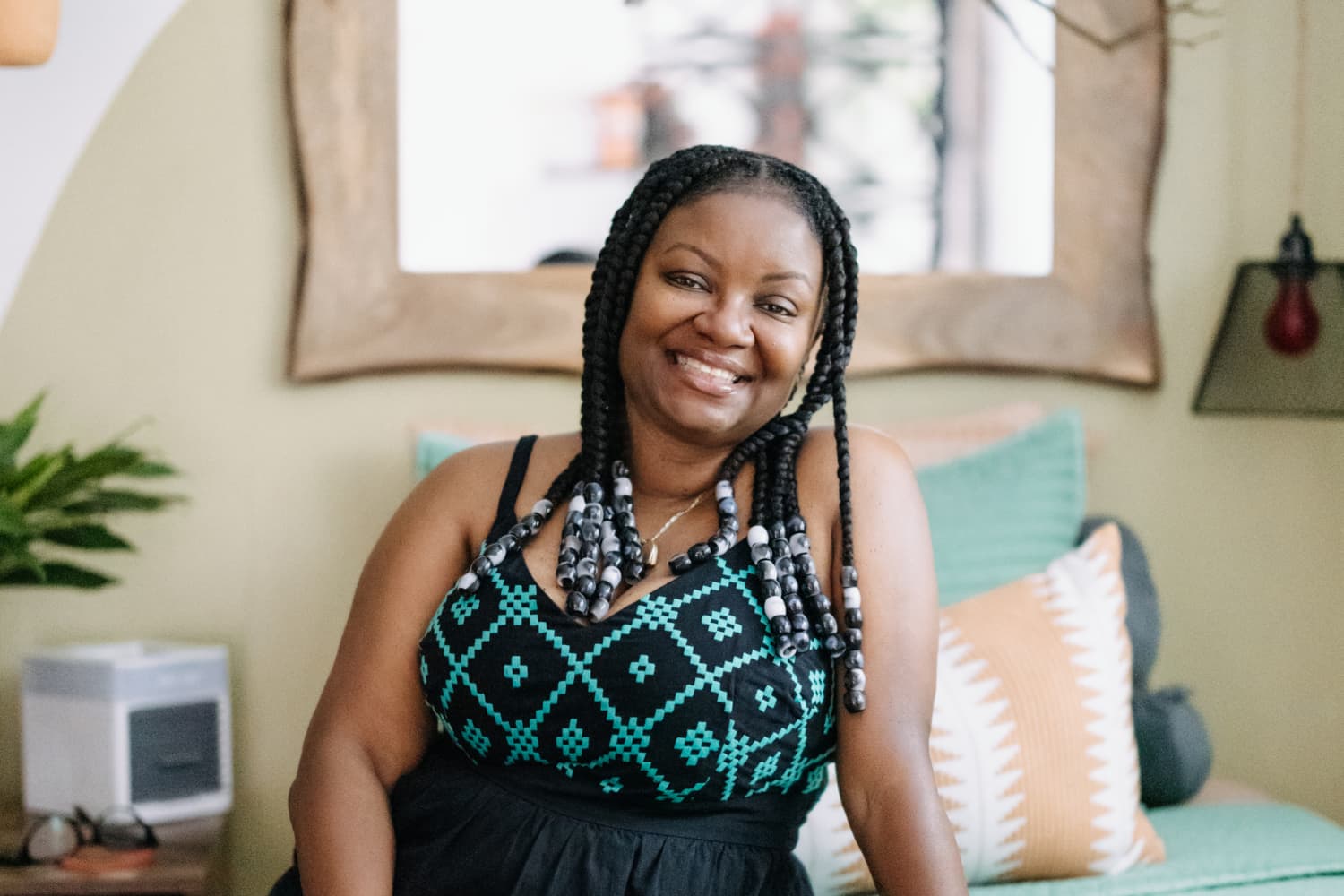 190-Square-Foot Afrohemian Studio Apartment Tour Photos | Apartment Therapy