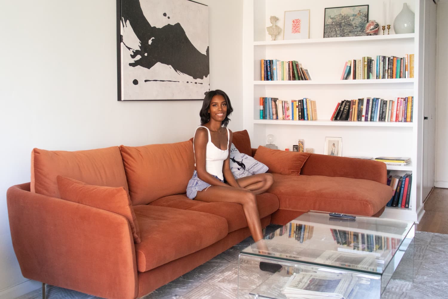 Brianna Holt New York City Parisian Modern Condo Tour | Apartment Therapy
