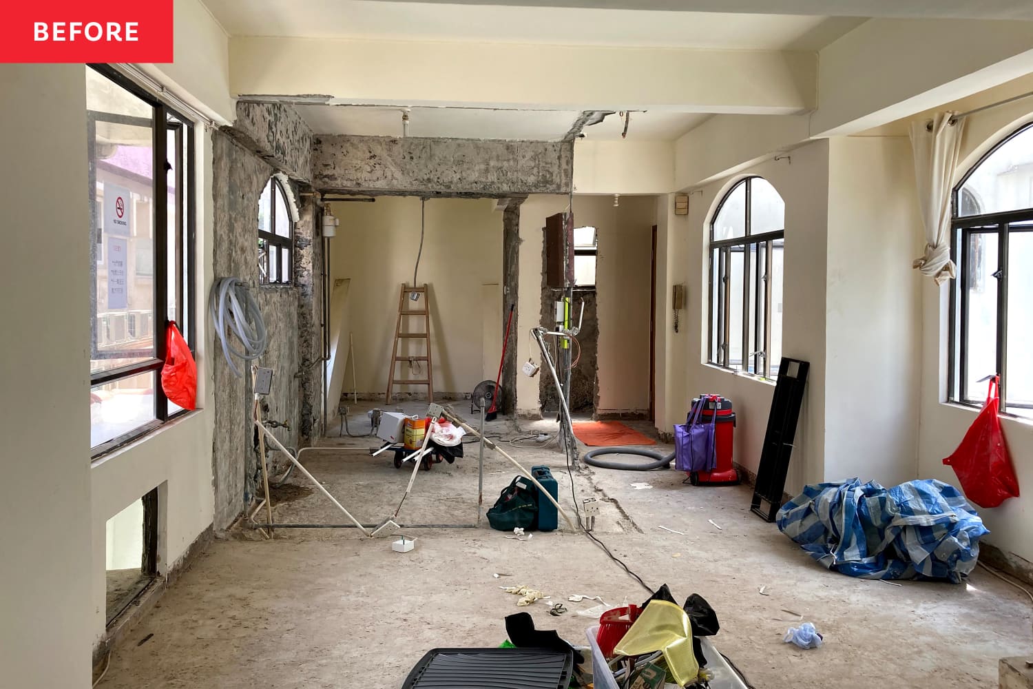 Before & After: A Run-Down Hong Kong Flat Gets a Gorgeous, Ingenious ...