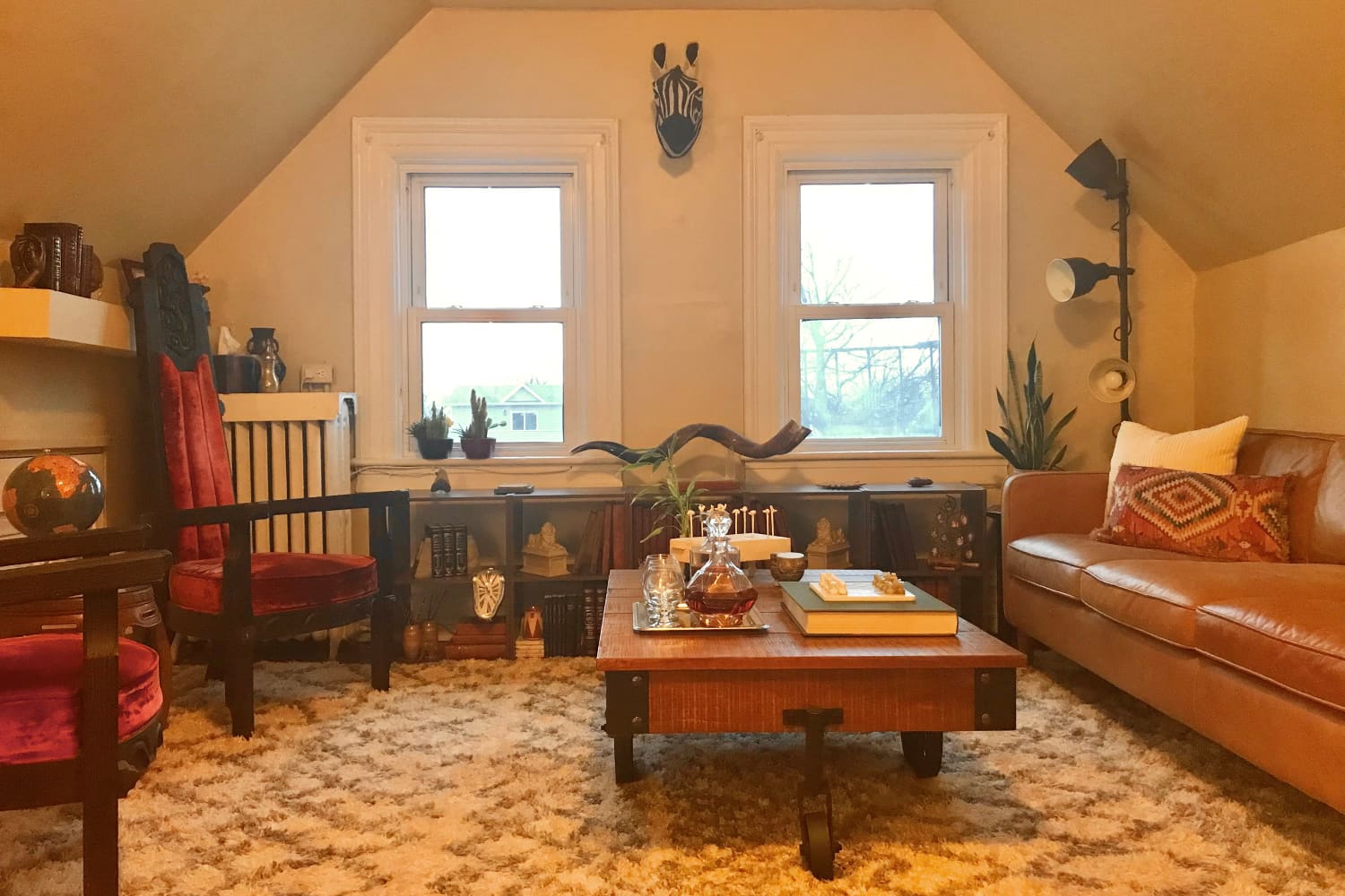 Tour a Mid-Century-Inspired Attic Apartment in Far Rockaway | Apartment ...