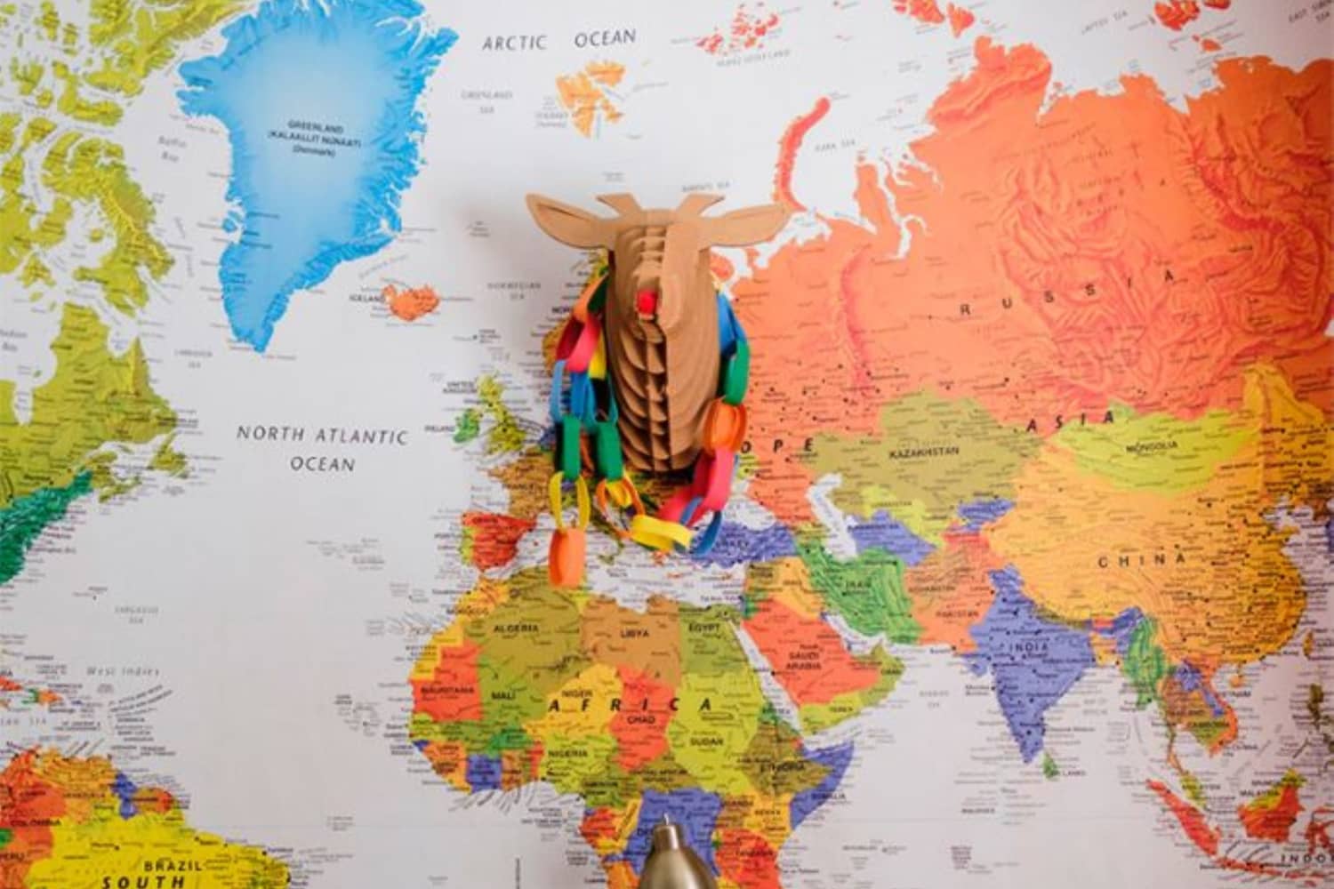 How a World Map Wall Brought a Family Closer Together | Cubby