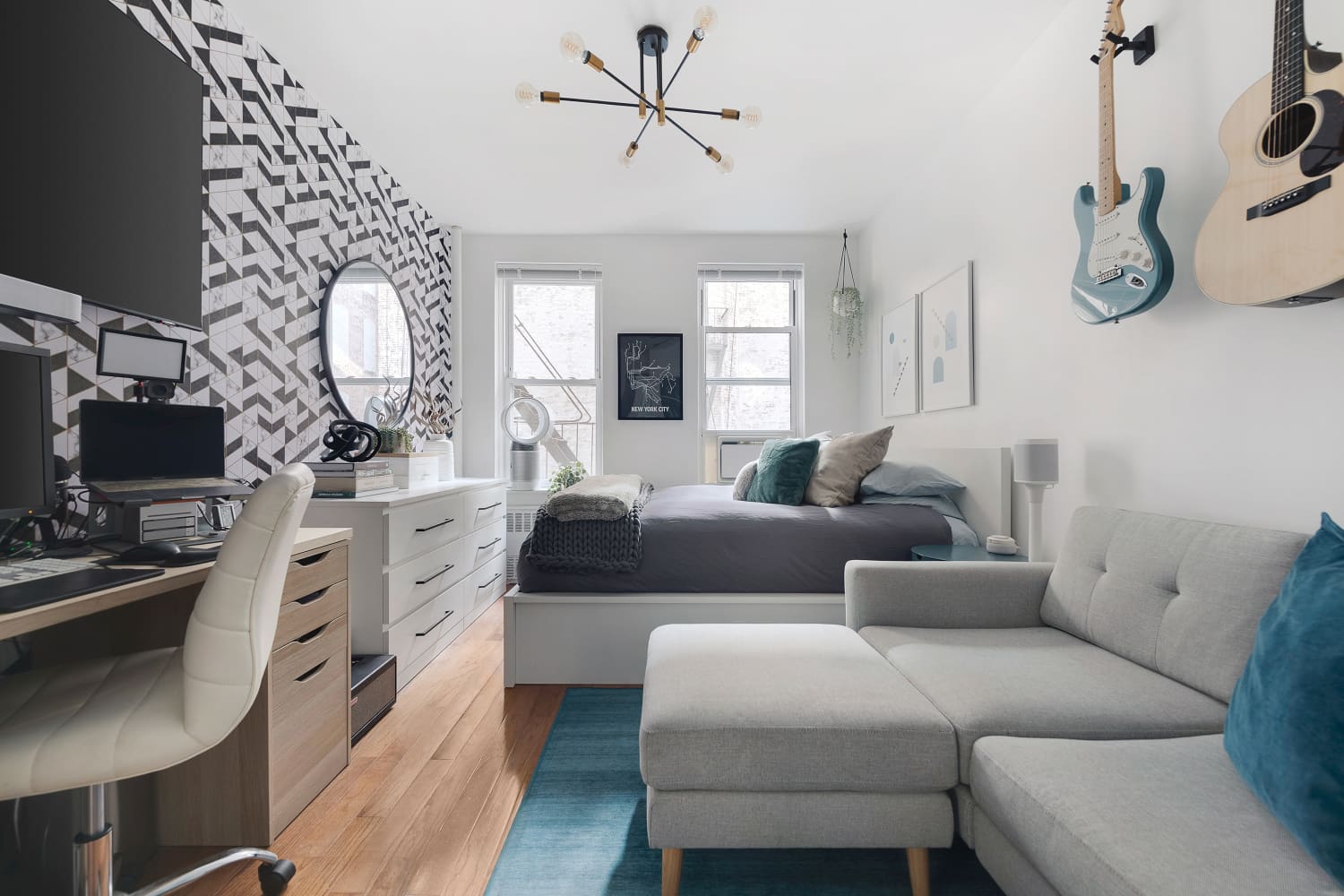 237-Square-Foot NYC Studio Apartment - Home Tour and Photos | Apartment ...