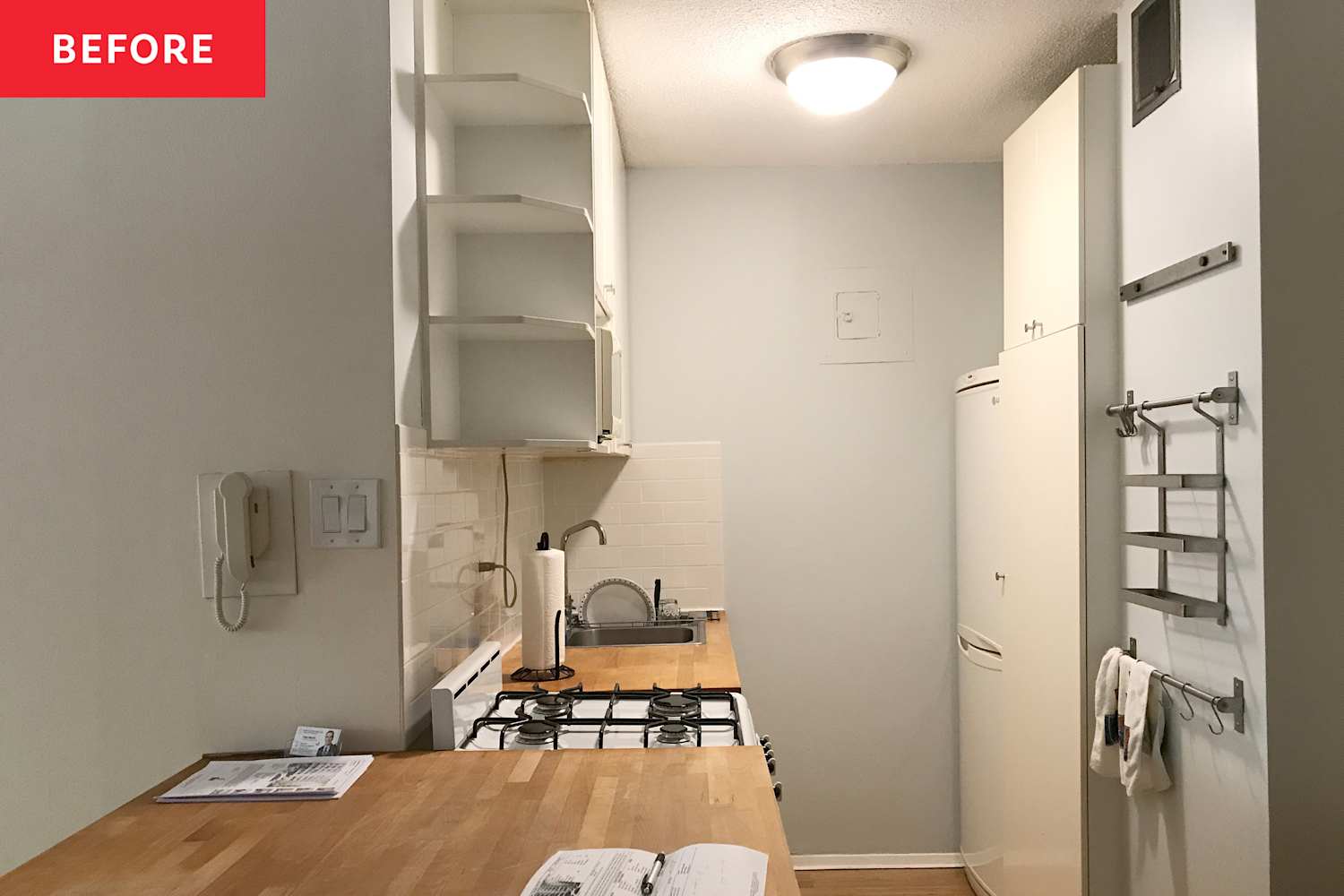 Before & After: A Dull White Kitchen Gets a Bold, Bright Makeover | The ...