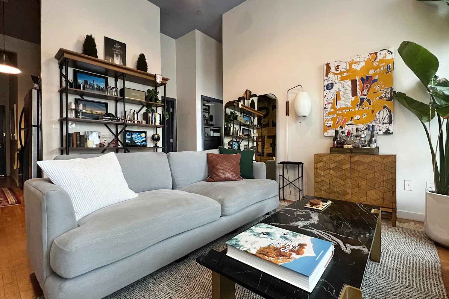 See Inside a New York City Rental Apartment with Brick Wall | Apartment ...