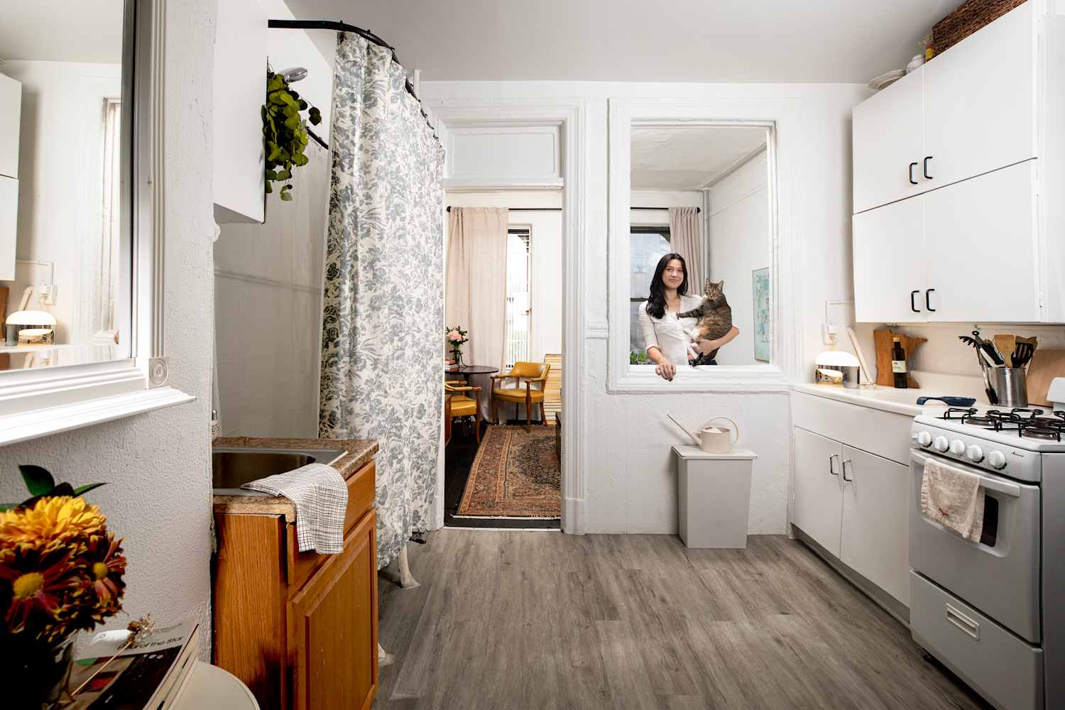 Tour an East Village Apartment With a Bathtub in Kitchen | Apartment ...