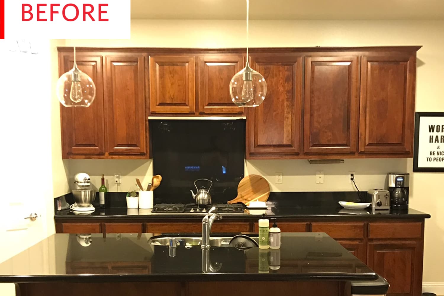 This Builder-Basic Rental Got an Incredible Kitchen Makeover | The Kitchn