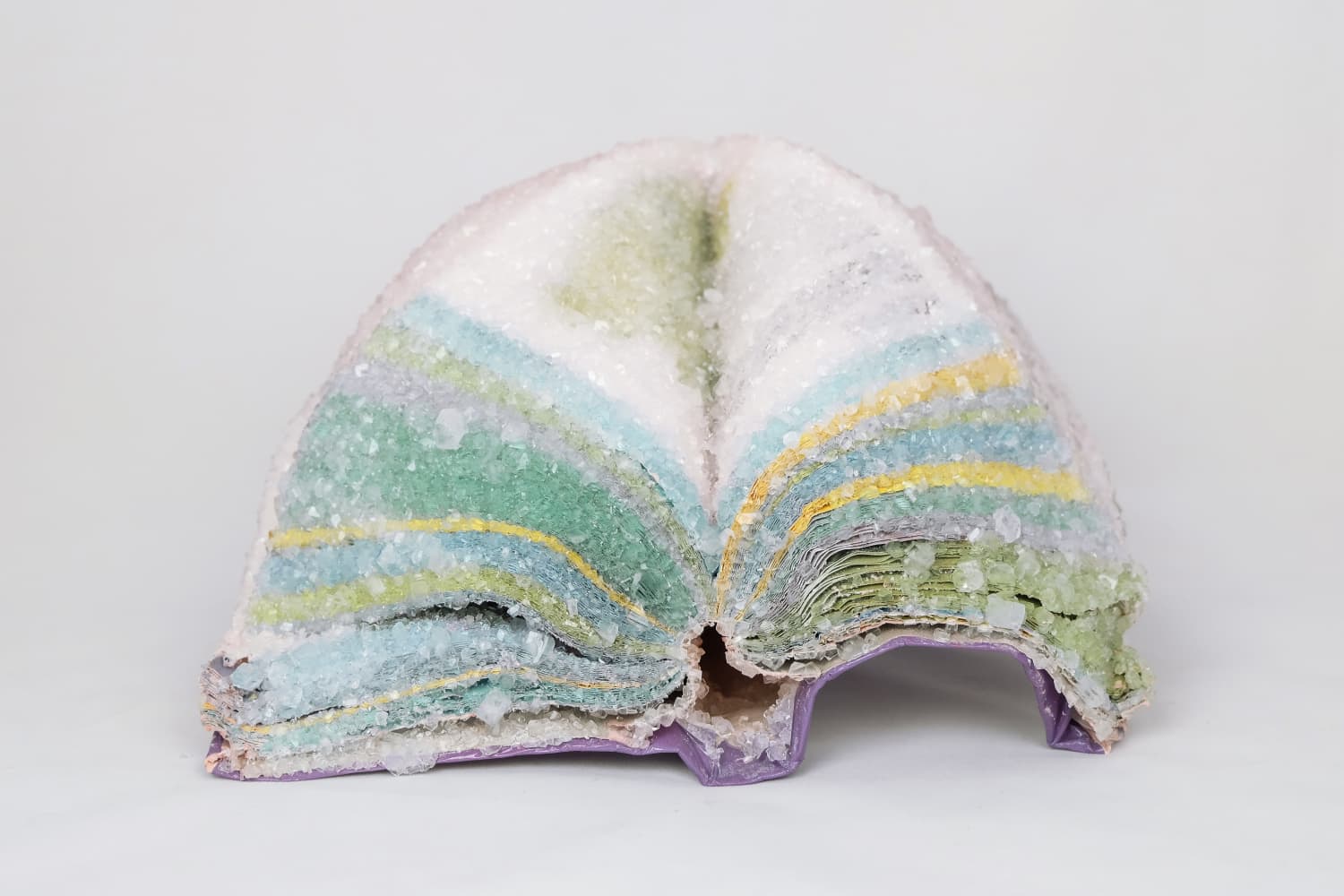 Crystallized Book Art Alexis Arnold | Apartment Therapy