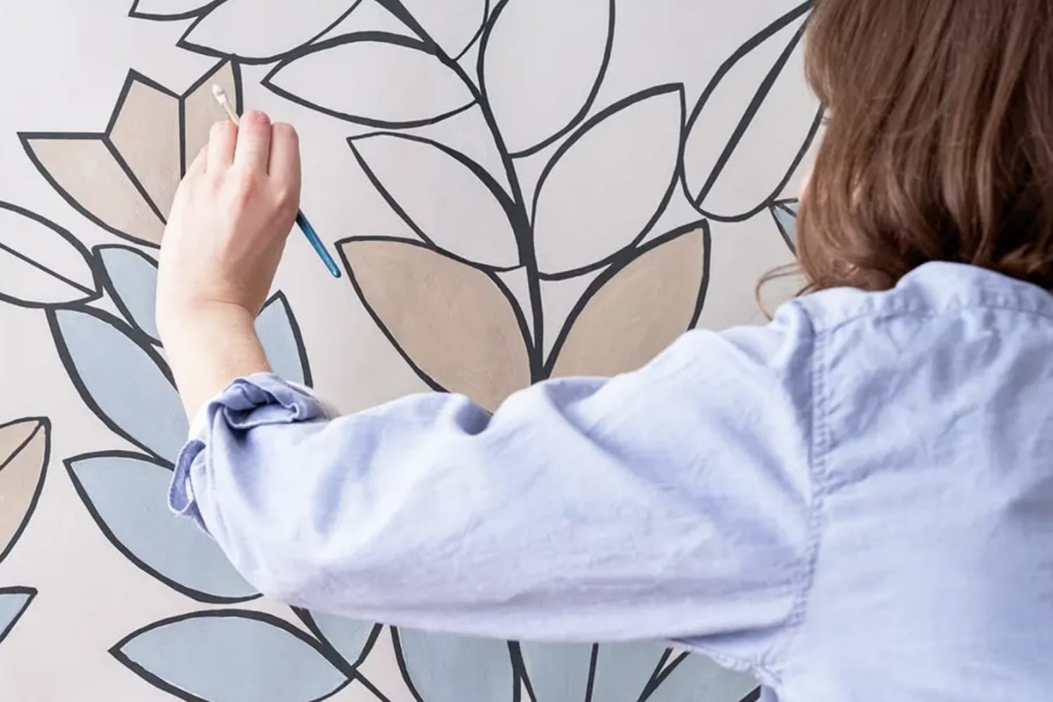 Lick’s Paint-It-Yourself Mindful Wallpaper Helps You Unwind | Apartment ...