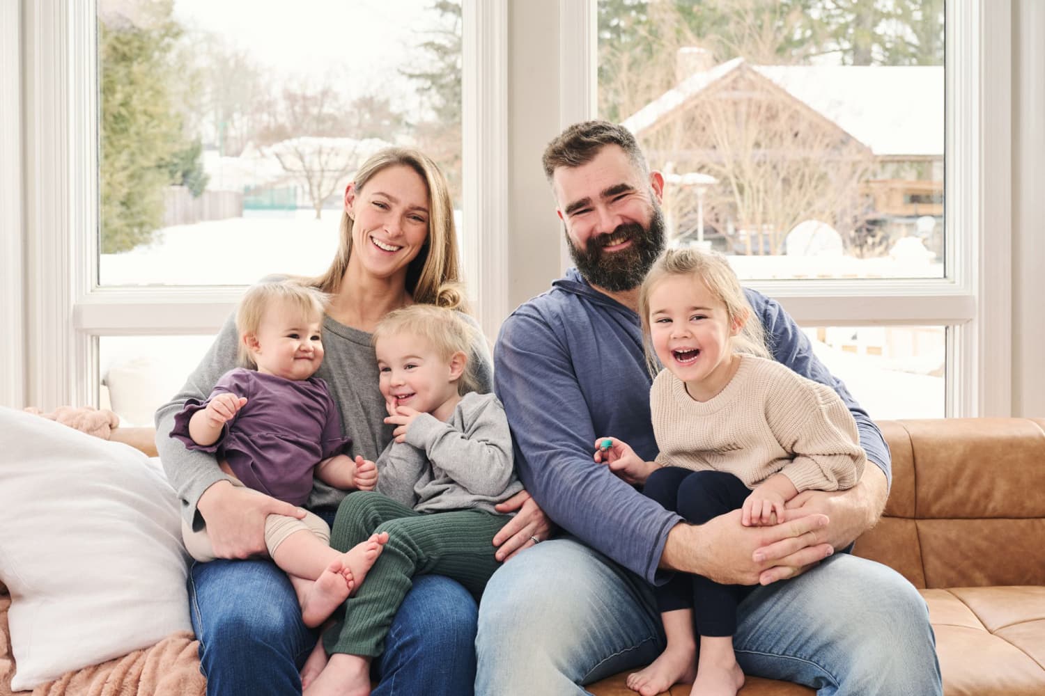 Kylie & Jason Kelce's Playroom Is Covered in Sage Green (Photos ... Kylie & Jason Kelce's Playroom Is Covered in Sage Green (Photos ...