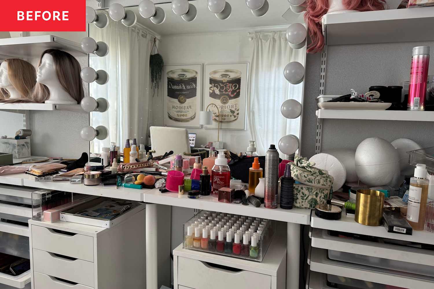 I Tried the “Pile Method" & Decluttered My Messy Room | Apartment Therapy