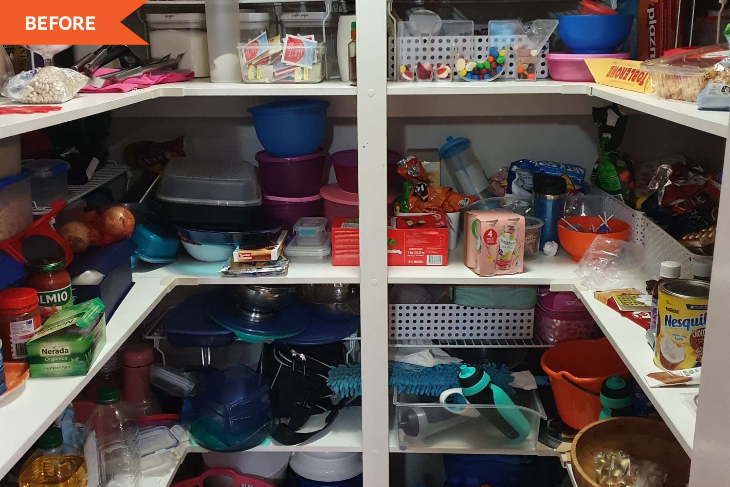 Before and After: This Busy Mom Reorganized Her Pantry for Under $100 ...
