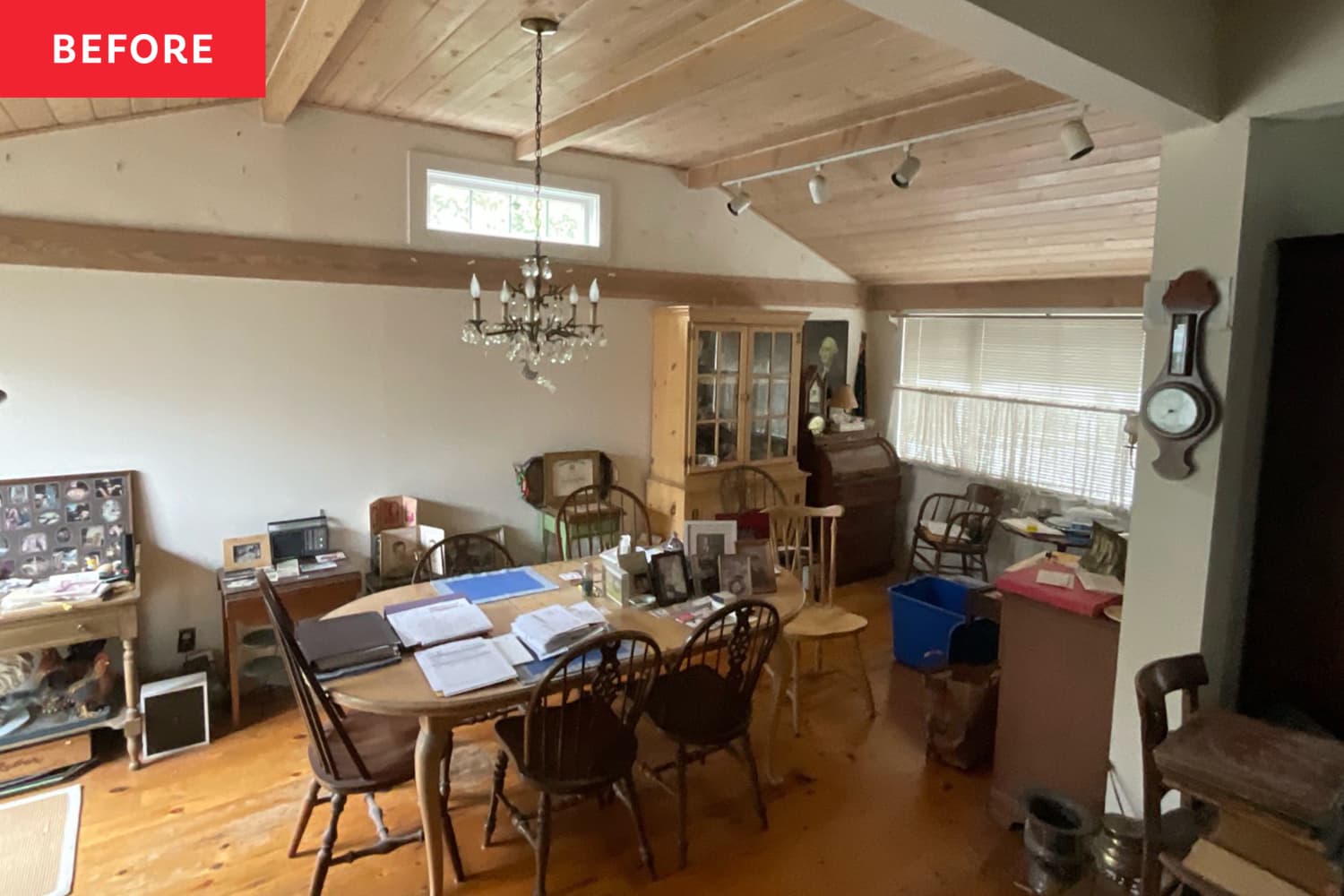 Cluttered Dining Room Transformation: Before & After Photos | Apartment ...