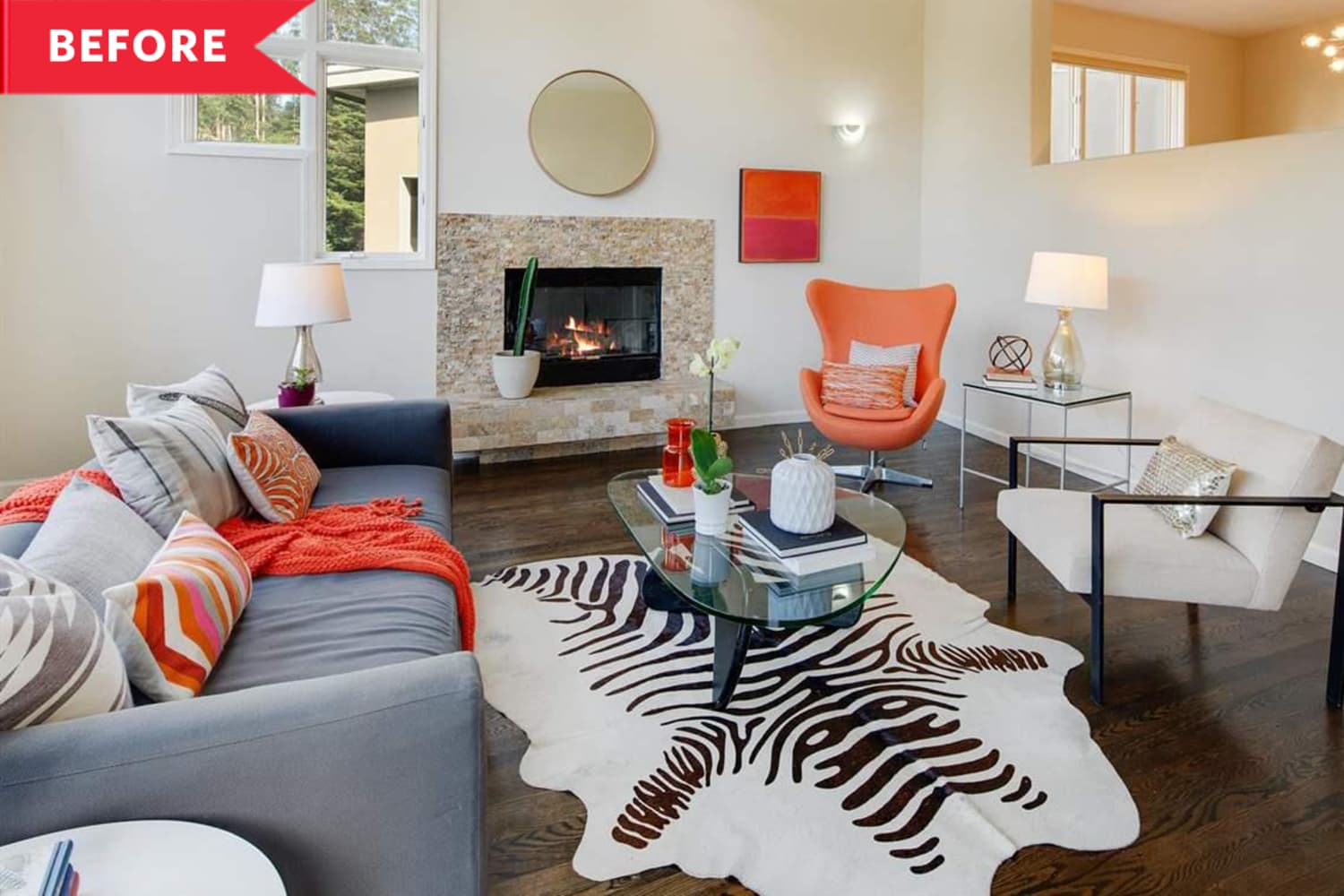 See How Home Staging Neutralized This Living Room in the Best Possible ...