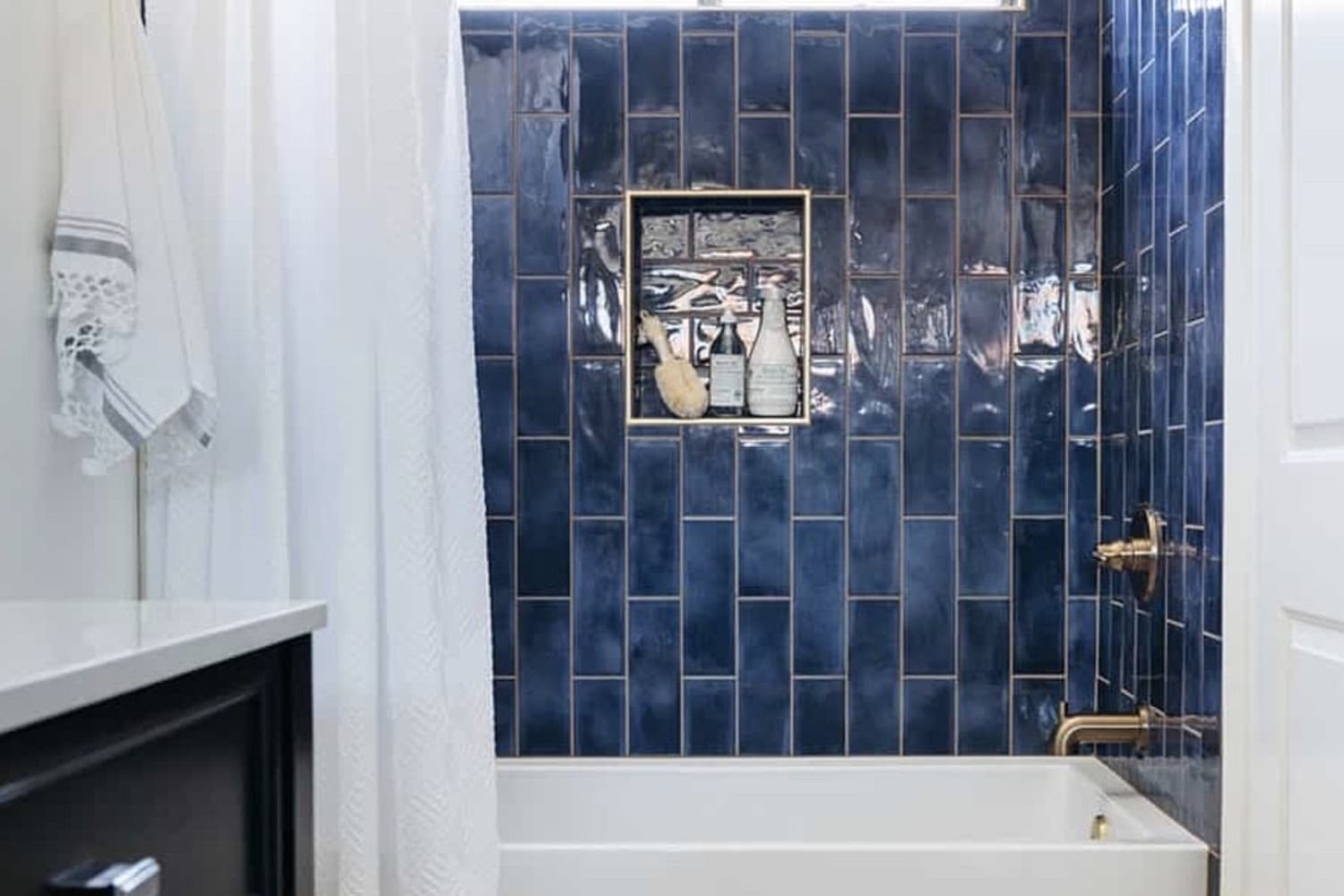 How Colored Grout Can Make Your Bathroom Look More Expensive ...