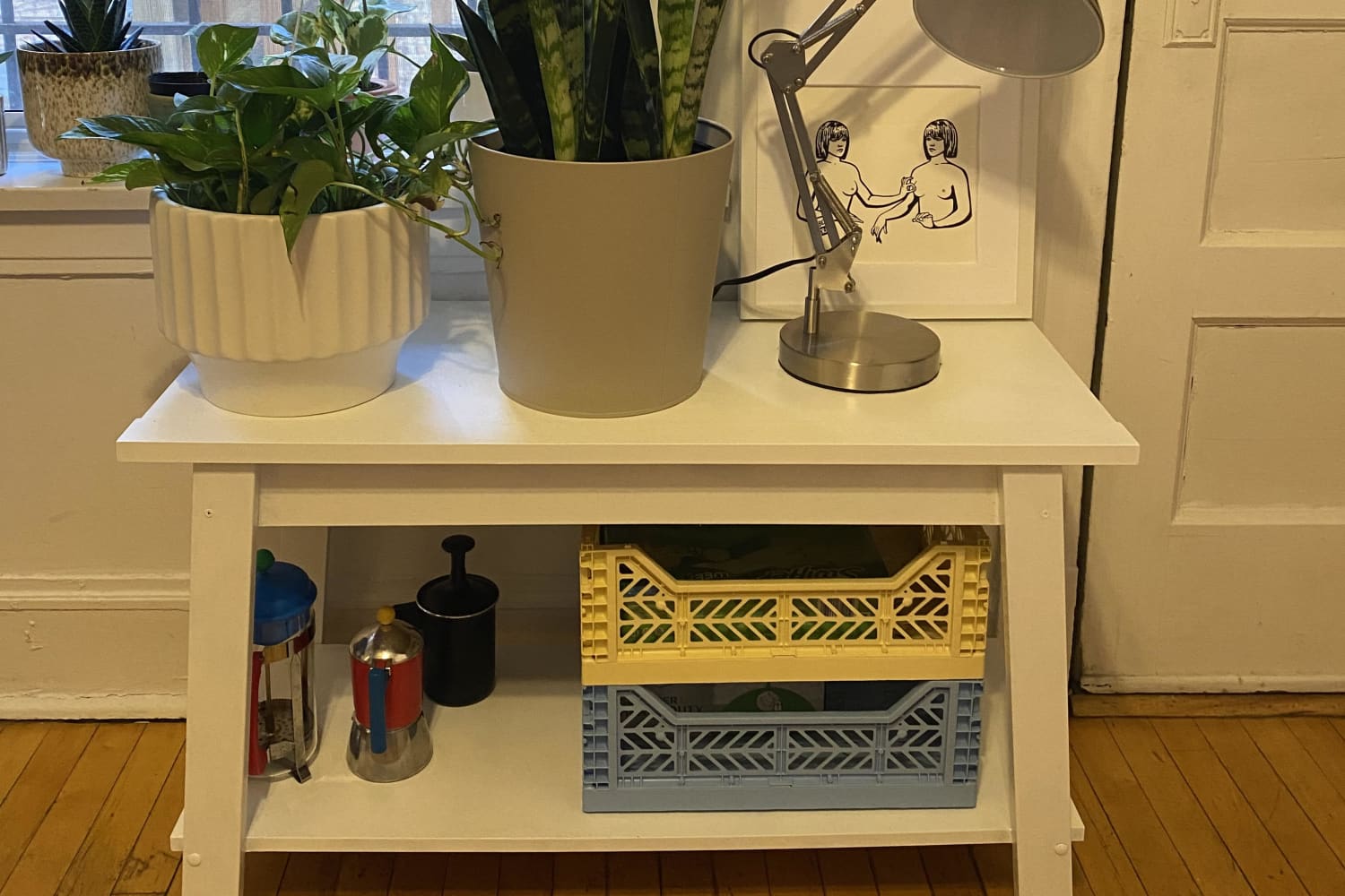 These Colorful Crates Saved My Kitchen From Disarray | Apartment Therapy