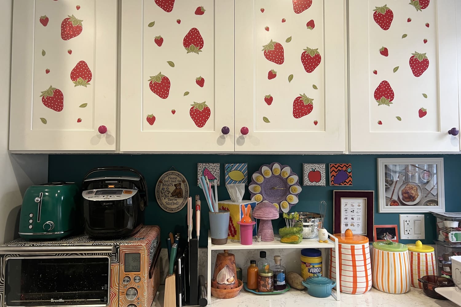 These $7 Wall Decals Are the Easiest Kitchen Cabinet Refresh ...