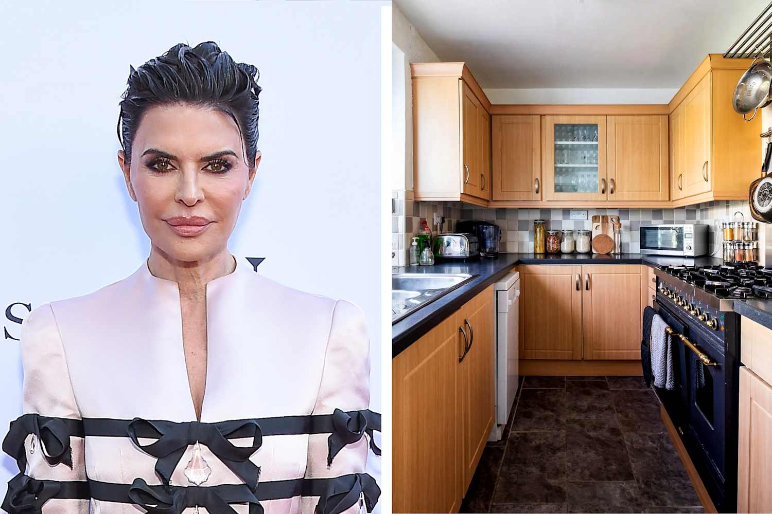 Lisa Rinna Kitchen Design: A Countertop TV Is a Chic ‘90s Callback ...