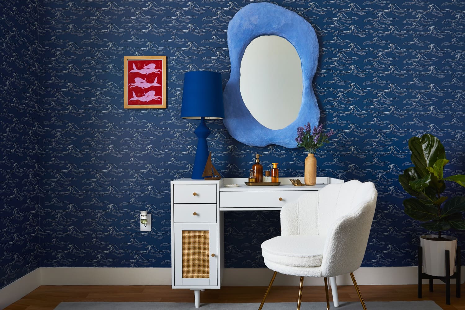 Walmart’s Viral Mainstays Kensington Vanity Is On Sale | Apartment Therapy