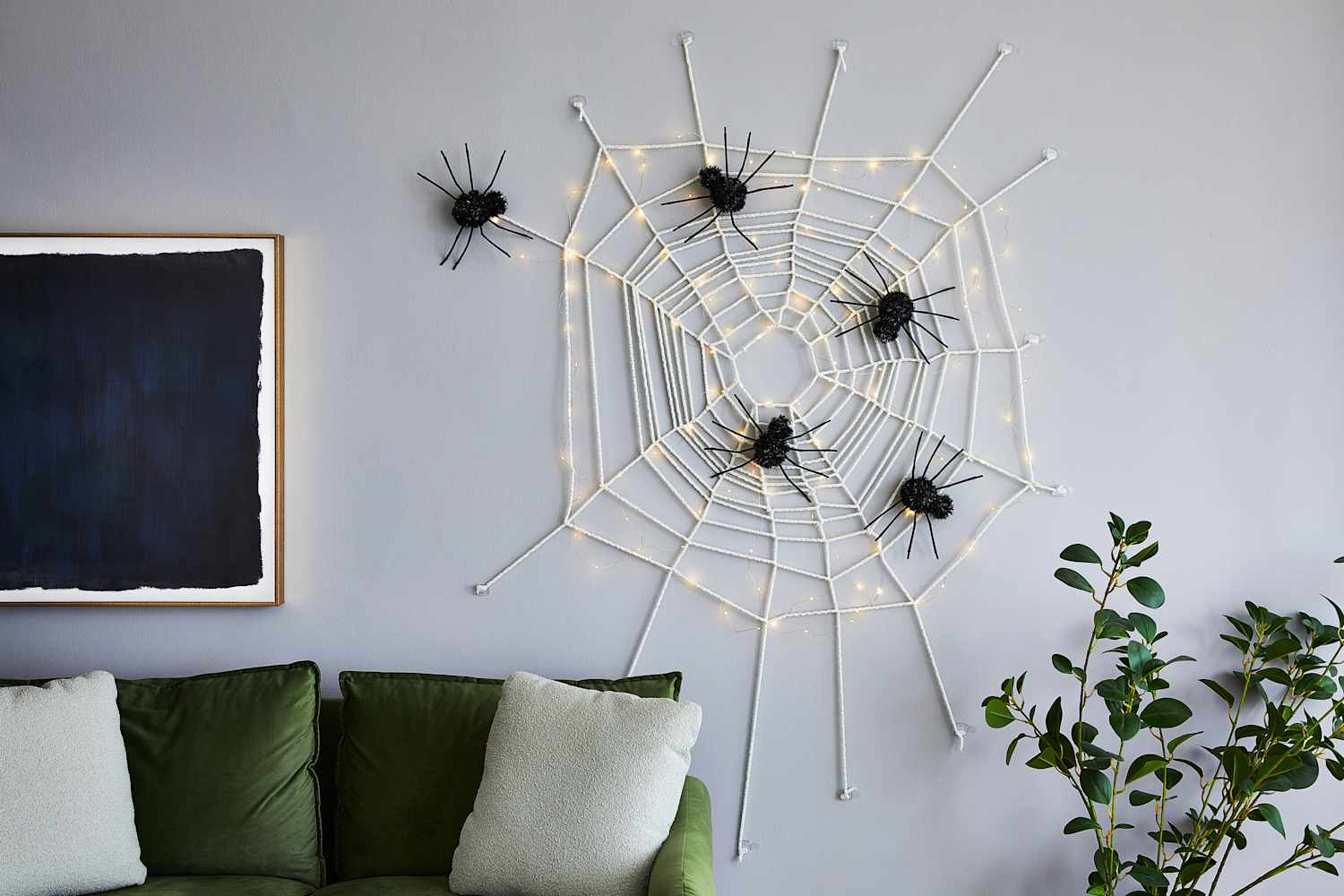 This Easy Spiderweb DIY Will Be the Spooky Star of Your Halloween Decor ...