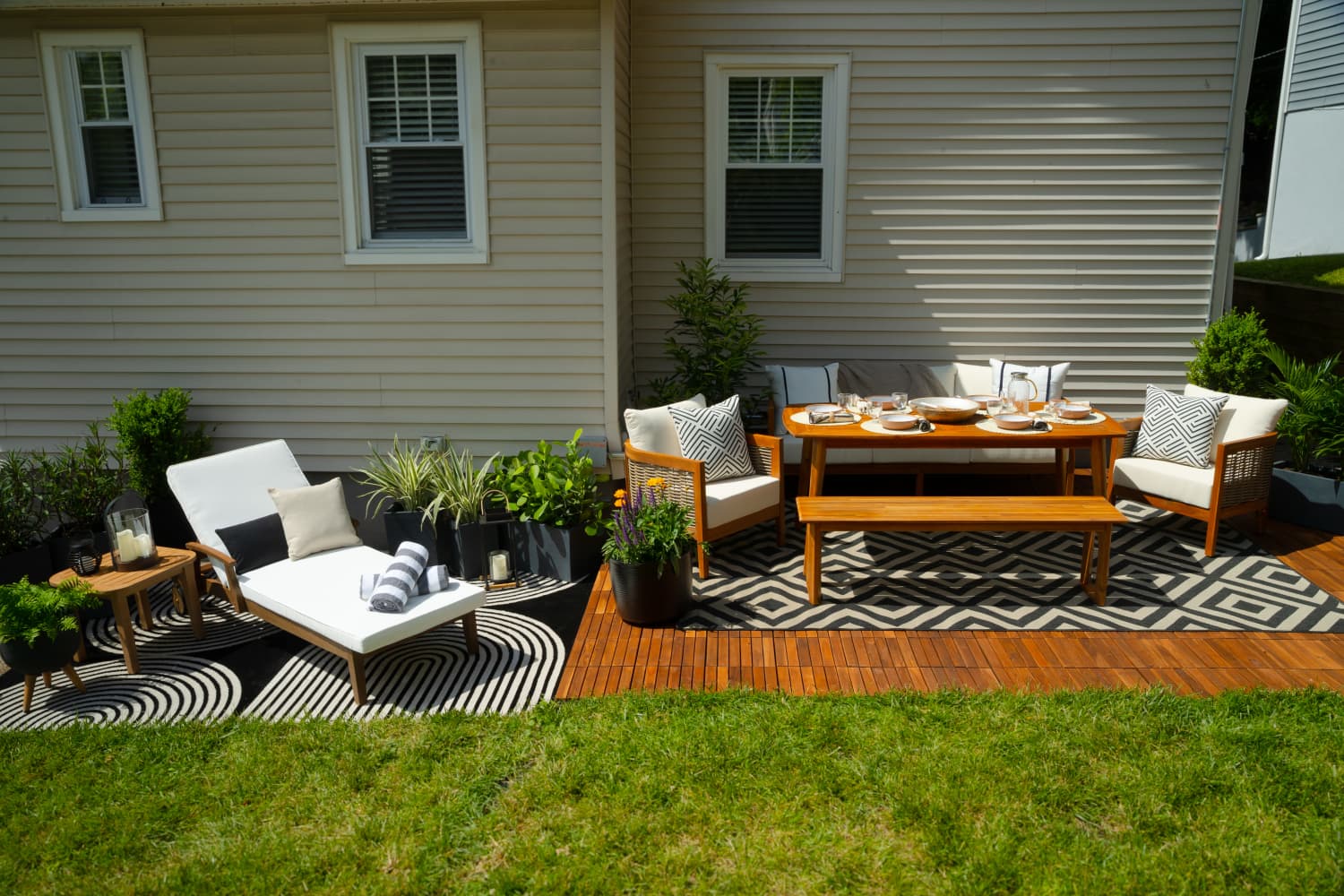 We Helped a Reader Turn Her Underused Backyard into a Patio, and Now ...