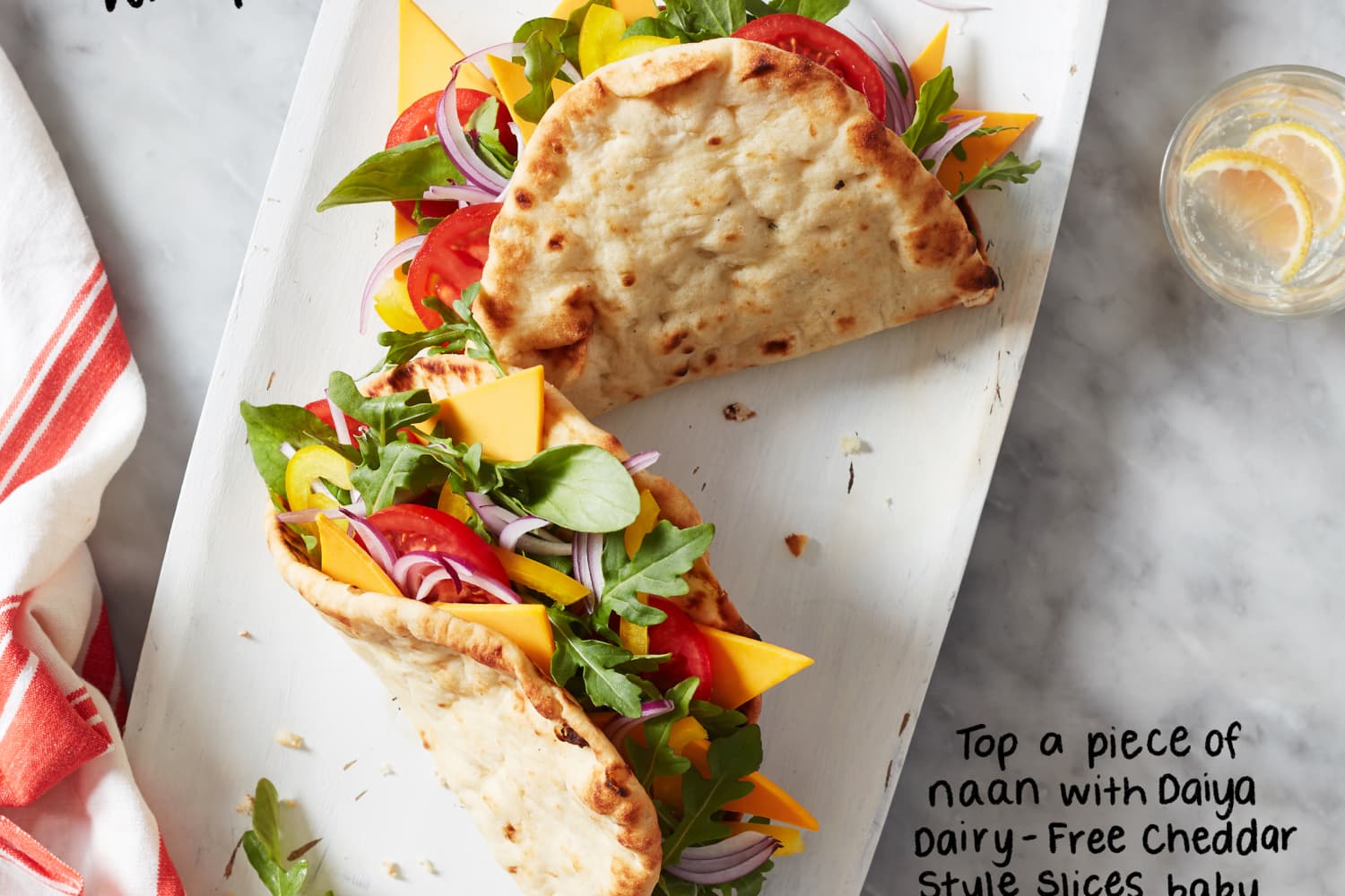 Summer Vegetable Naan Wraps | The Kitchn