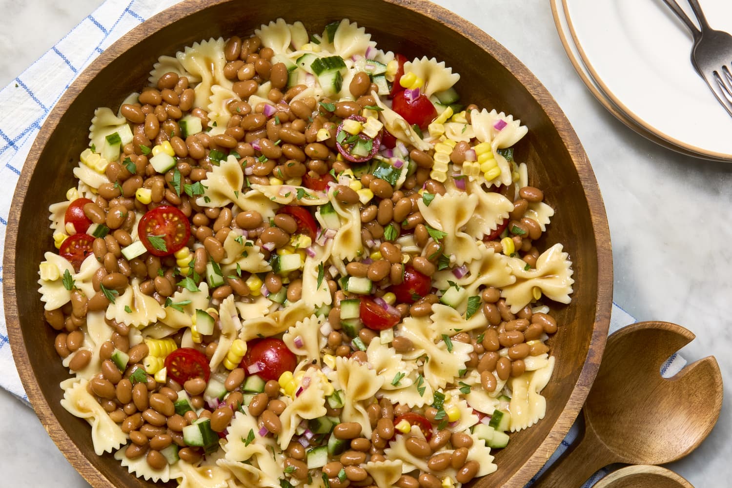 Bush's Baked Beans Summer Pasta Salad | The Kitchn
