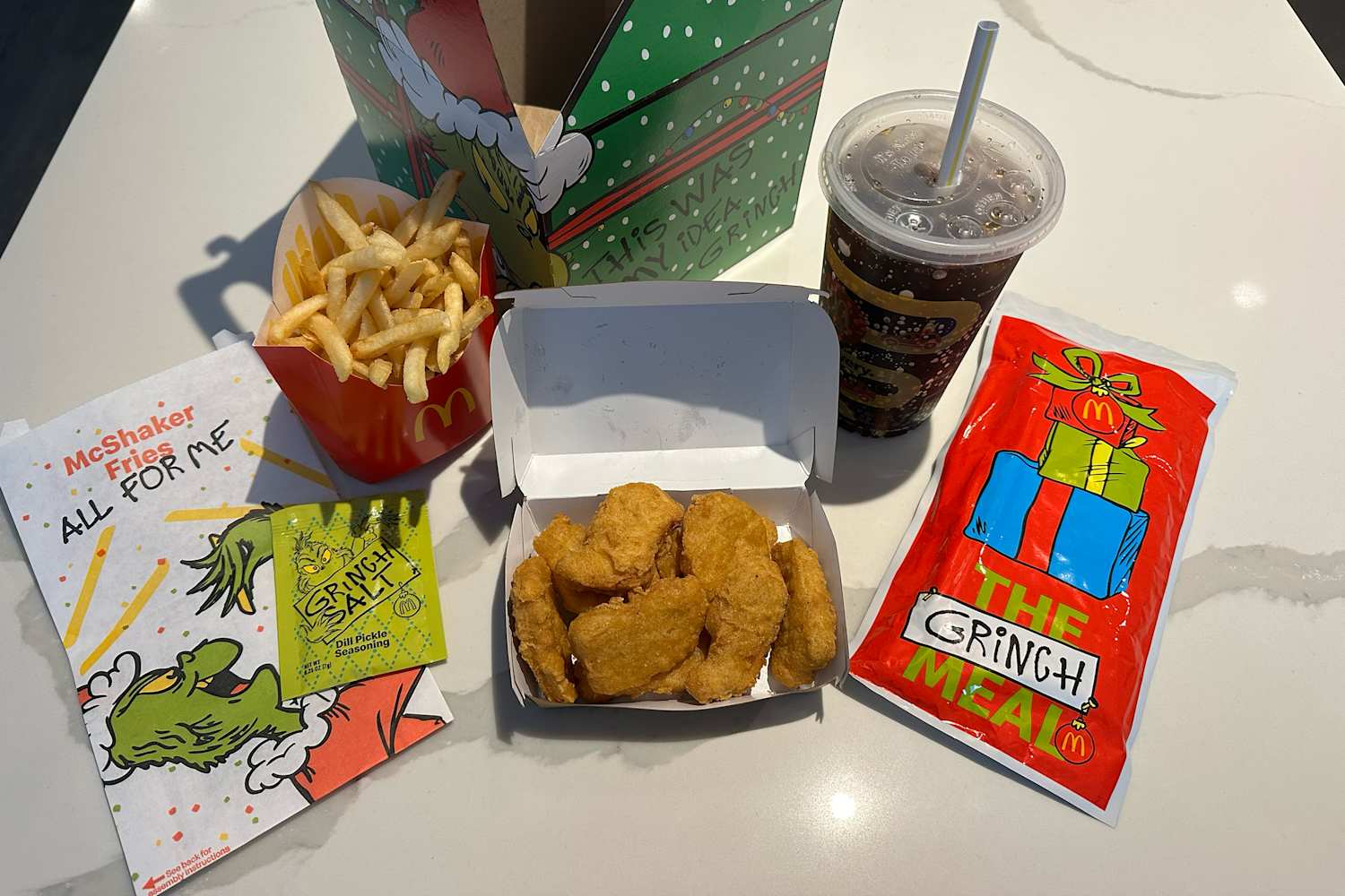 I Tried McDonald's New “Grinch Meal" & Pickle-Flavored Fries | Dorm Therapy
