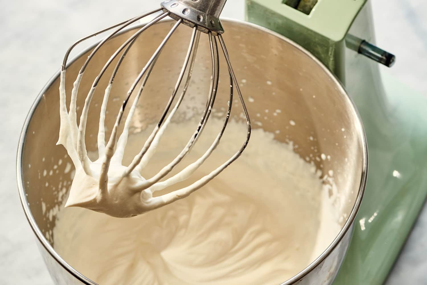 whipped cream texture blender