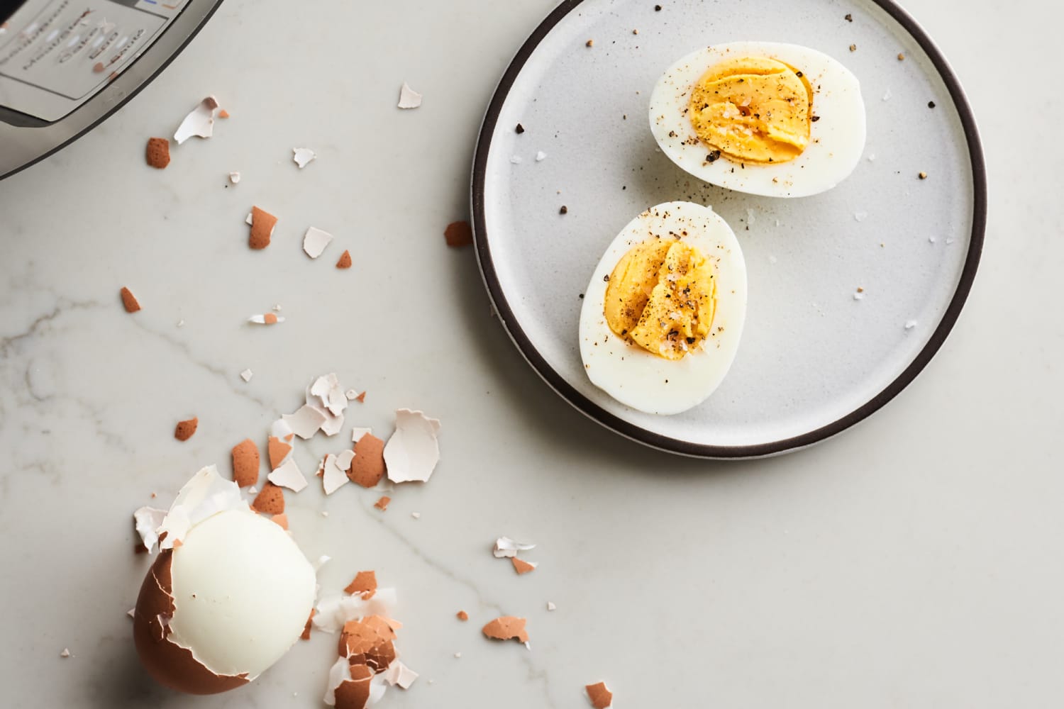 how to cook hard boiled eggs in coffee pot