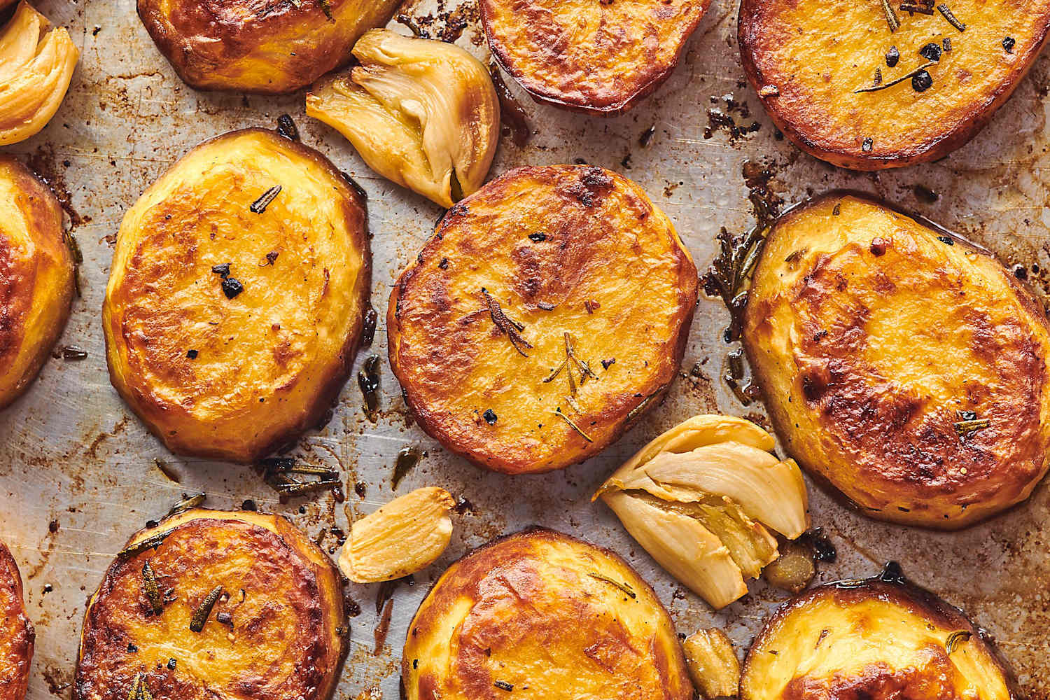 baking sliced potatoes