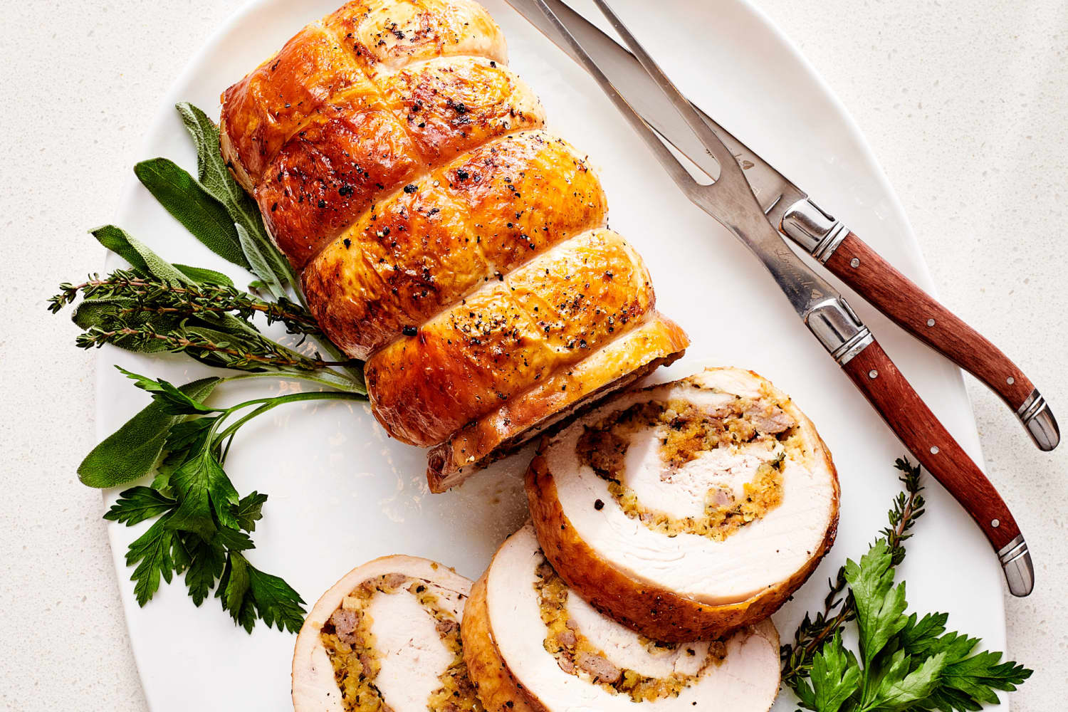 Turkey Roulade Recipe (With Stuffing) | The Kitchn