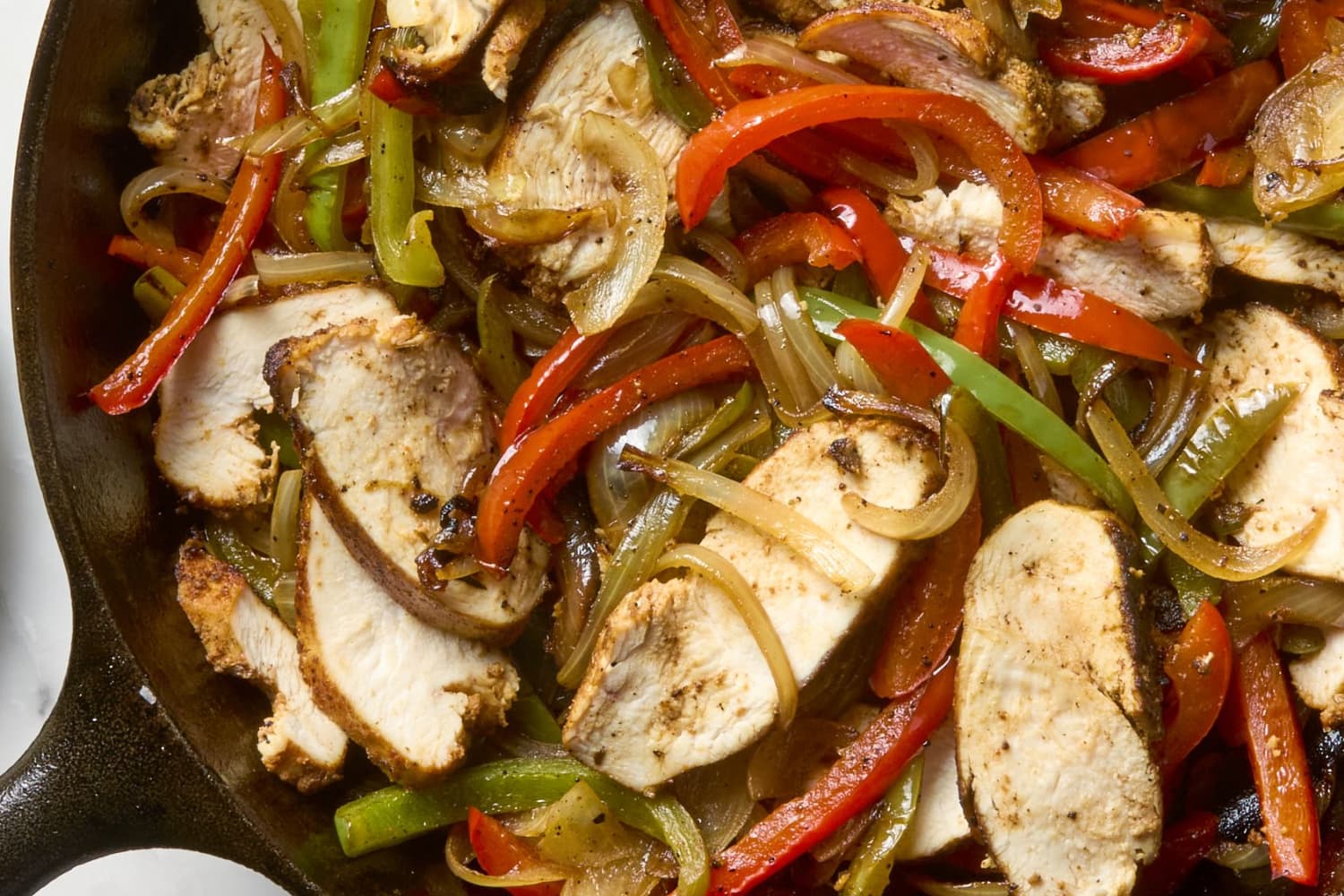 how to cook the onions and peppers for fajitas