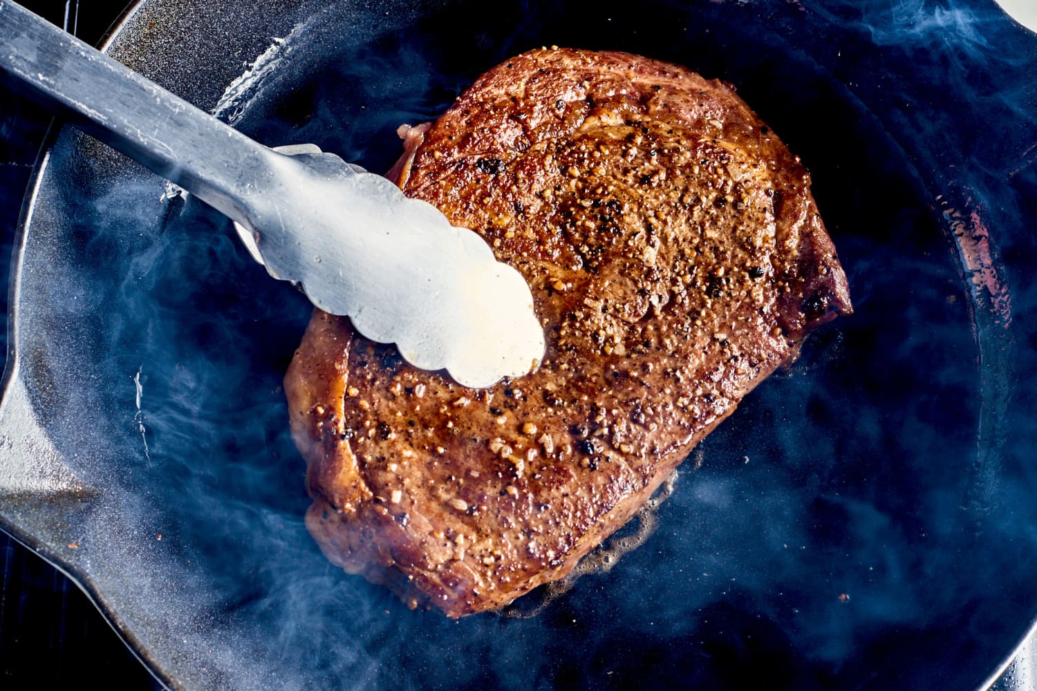 how to cook a steak with a crust